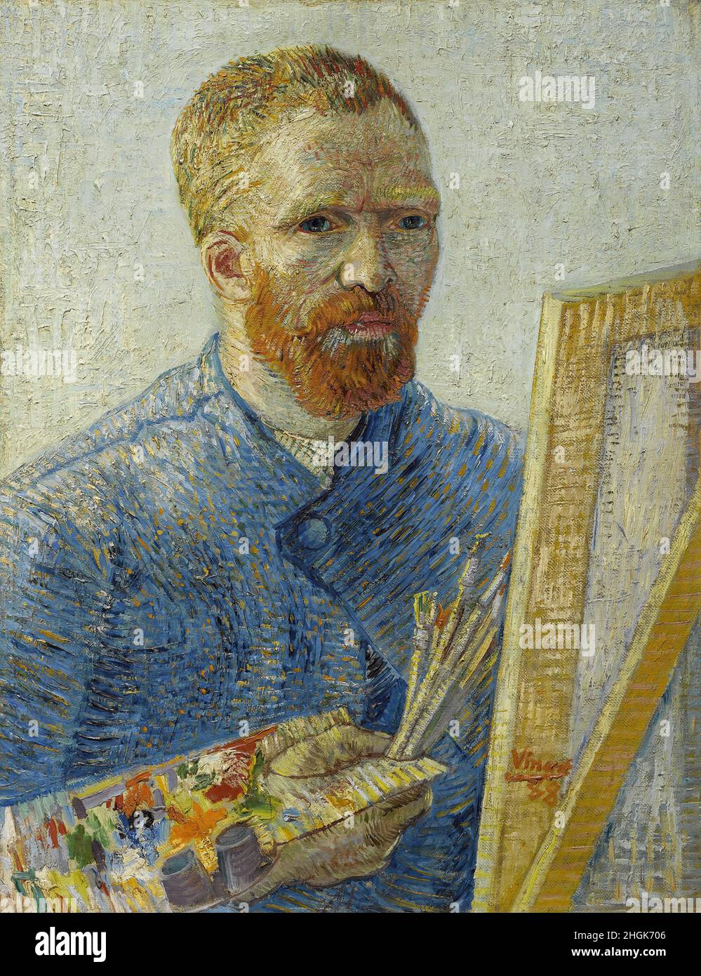 Self portrait as a painter 1888 hi-res stock photography and images - Alamy