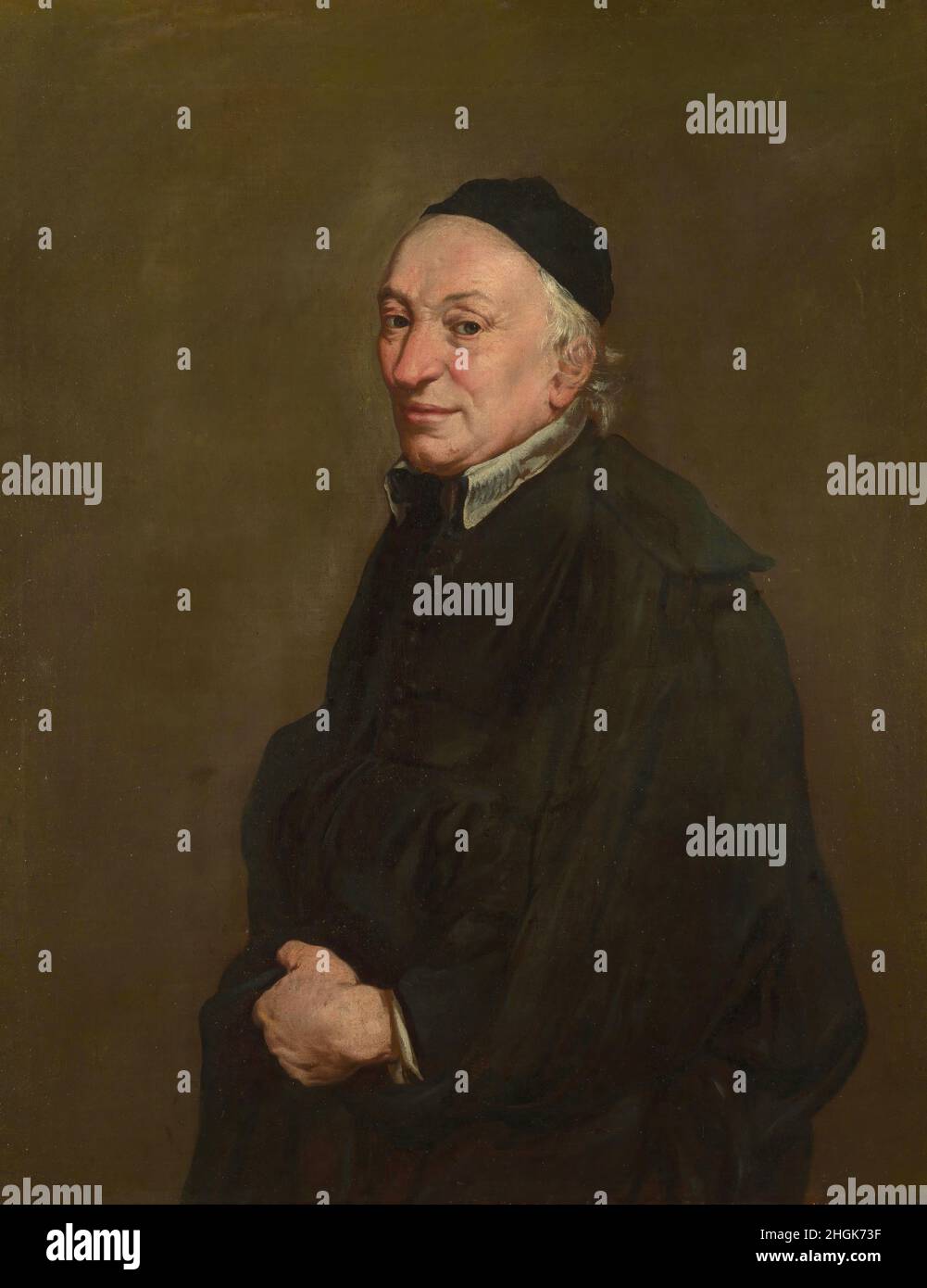 Portrait of a Priest - 1730c. - oil on canvas 99,7 x 78,1 cm - Ceruti ...
