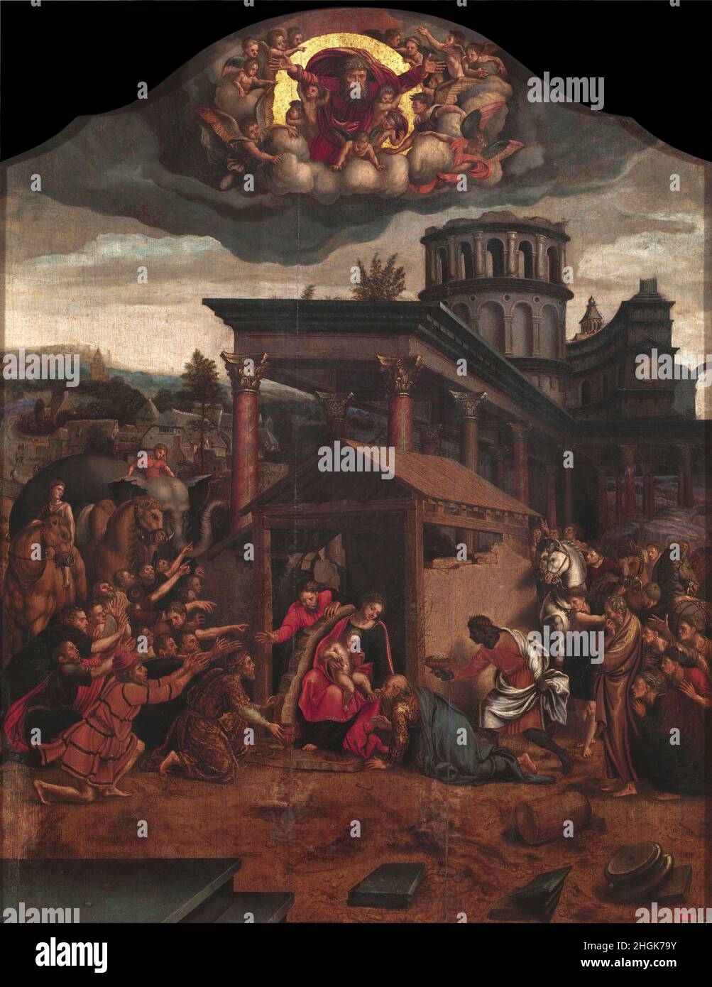 Master of Paul and Barnabas - Epiphany Stock Photo - Alamy