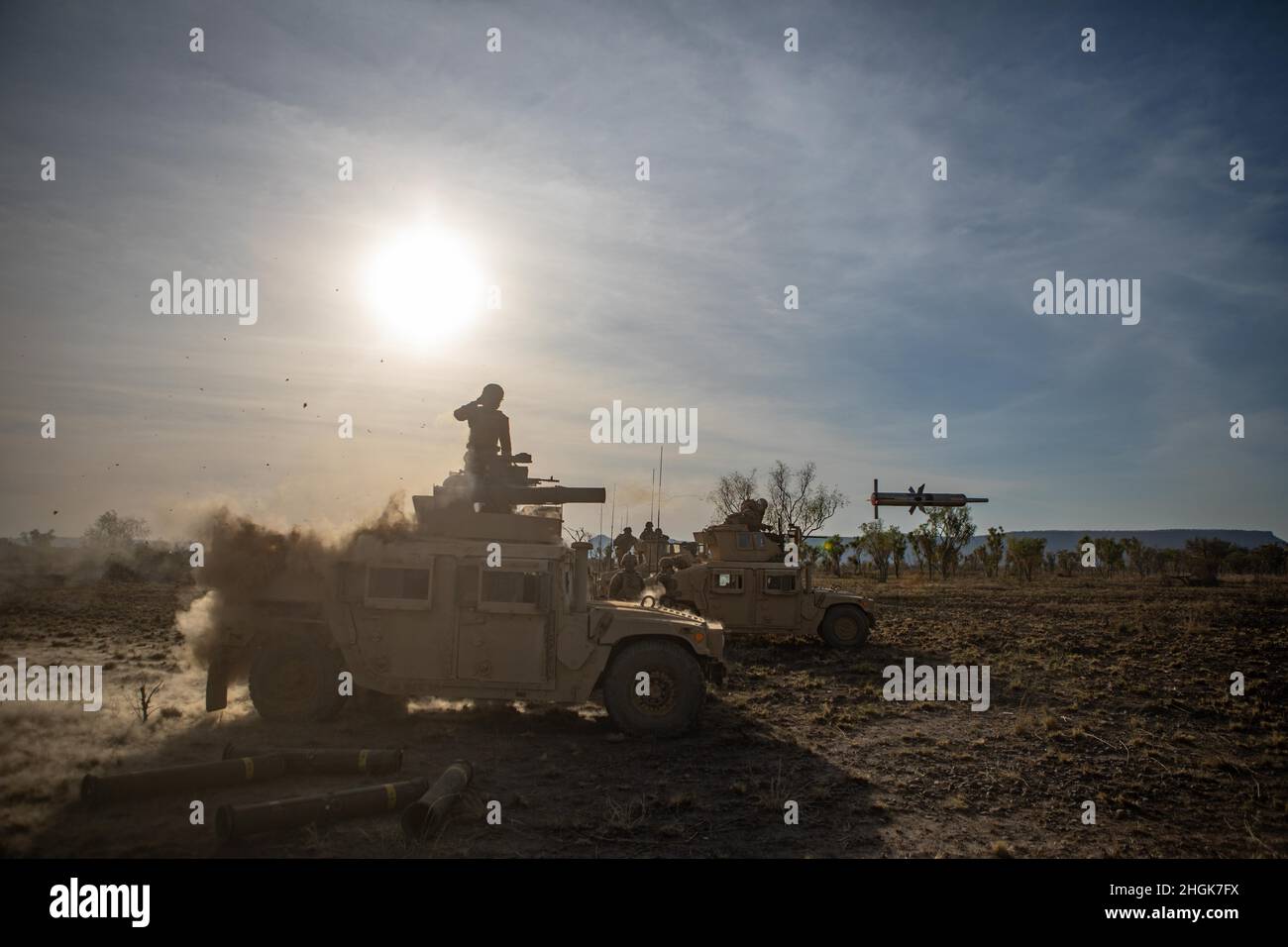 A U.S. Marine with Combined Anti-Armor Team Red platoon, Marine ...