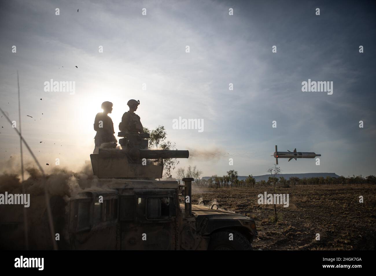 A U.S. Marine with Combined Anti-Armor Team Red platoon, Marine ...