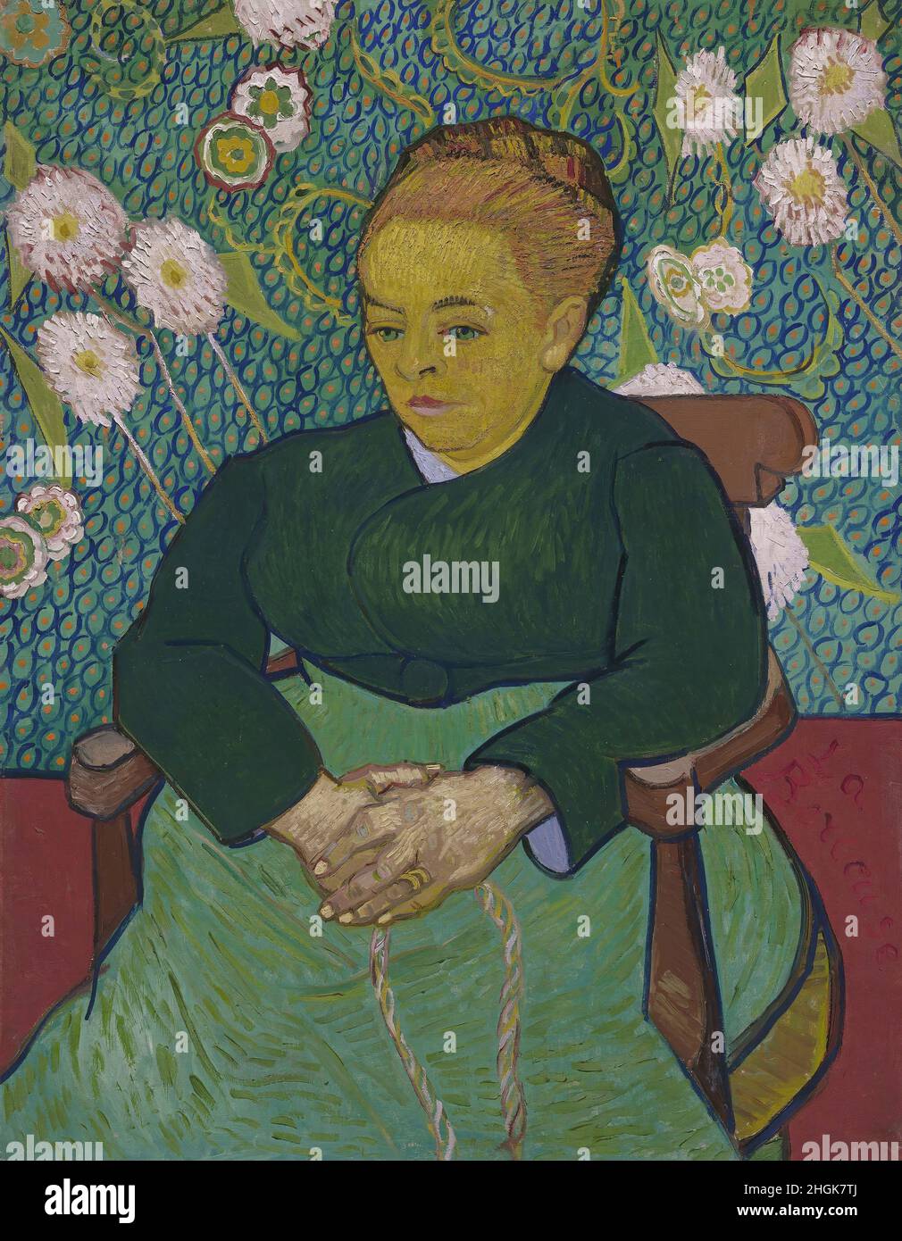 Madame Augustine Roulin Rocking a Cradle - La Berceuse - 1889 - Oil on ...