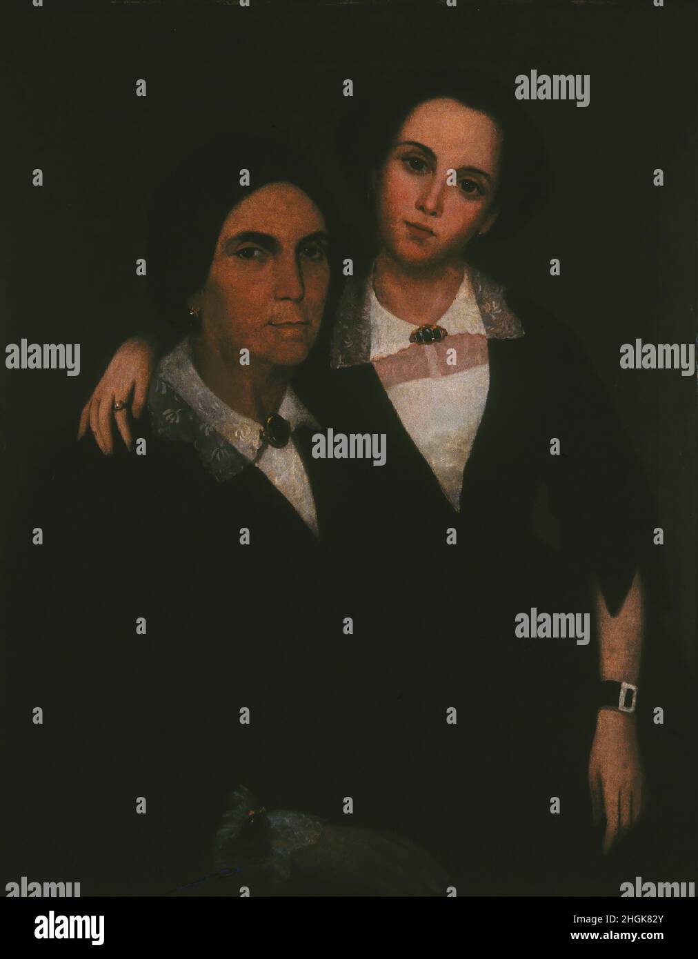 Atiles y Pérez, Ramón (atribuido) - Untitled (Mother and Daughter of Mr ...