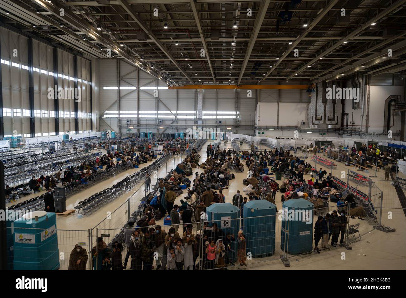 Evacuees prepare to leave Ramstein and head to other transient ...