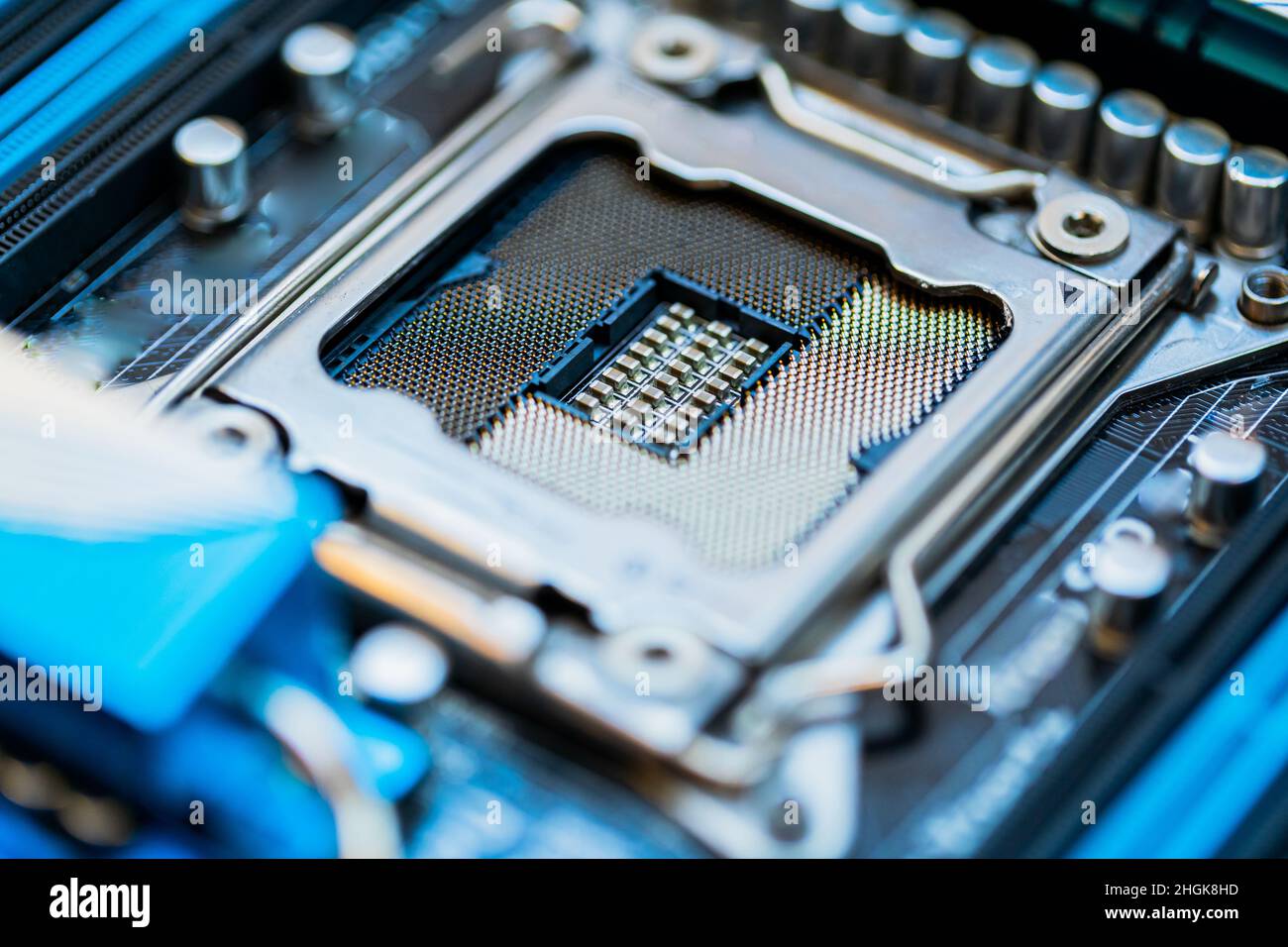 New PC Computer Motherboard CPU Stock Photo - Alamy