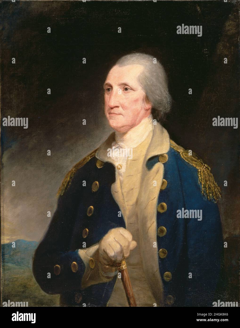 Robert Edge Pine - Portrait of George Washington (1785 Stock Photo - Alamy