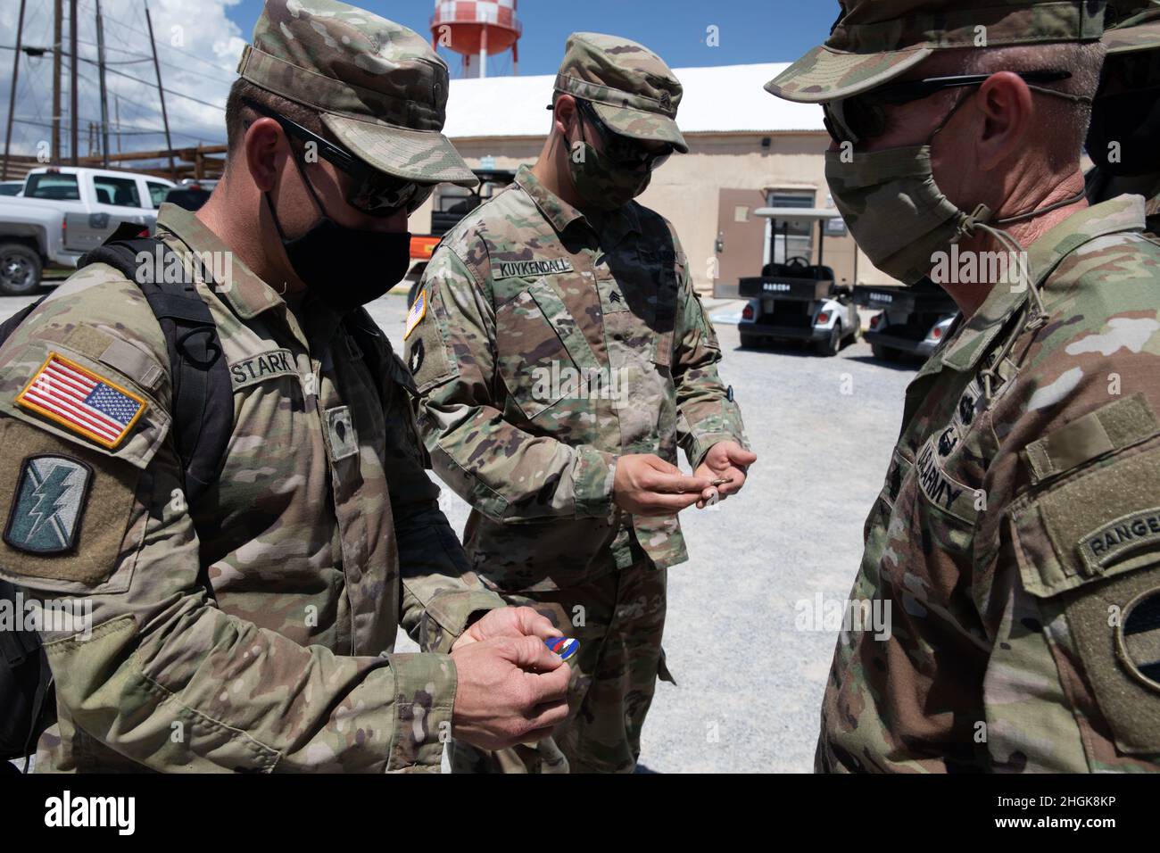 U.S. Army Soldiers from Fort Bliss receive recognition from Command Sgt ...