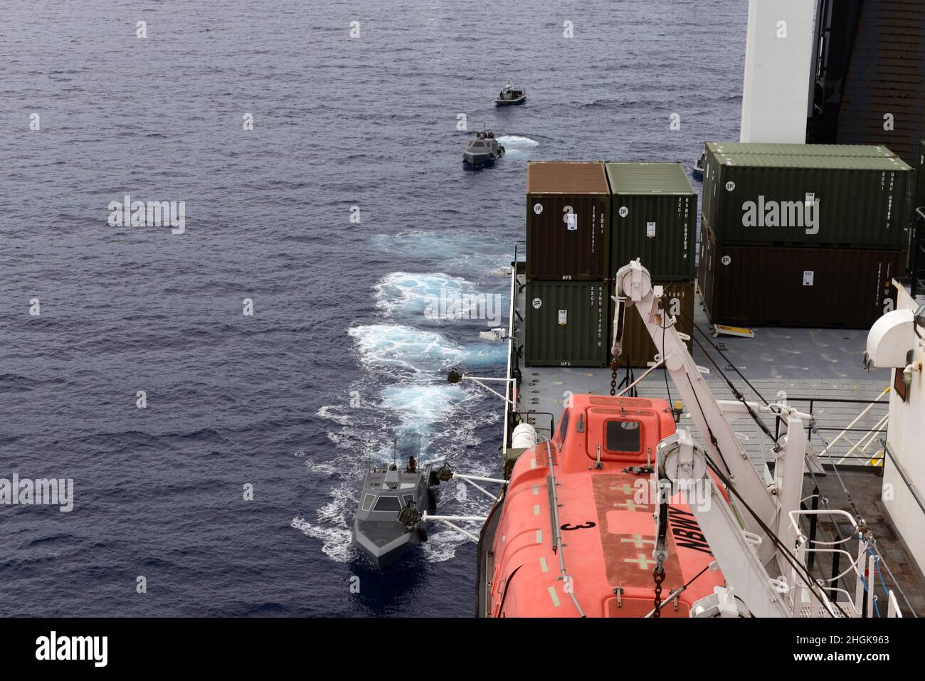 Naval Special Warfare (NSW) combatant craft carrying U.S. NSW operators ...