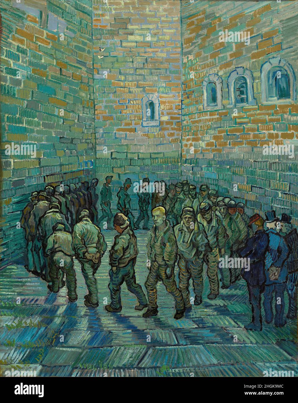 The Prison Courtyard - 1890 - Oil on canvas 80 x 64 cm - Van Gogh ...