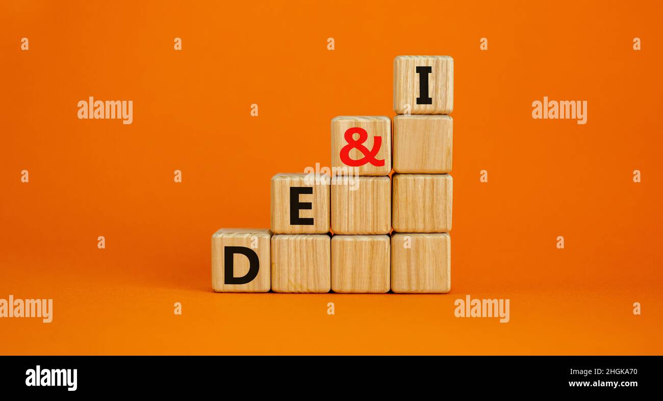 DEI, Diversity, equity and inclusion symbol. Concept words DEI ...