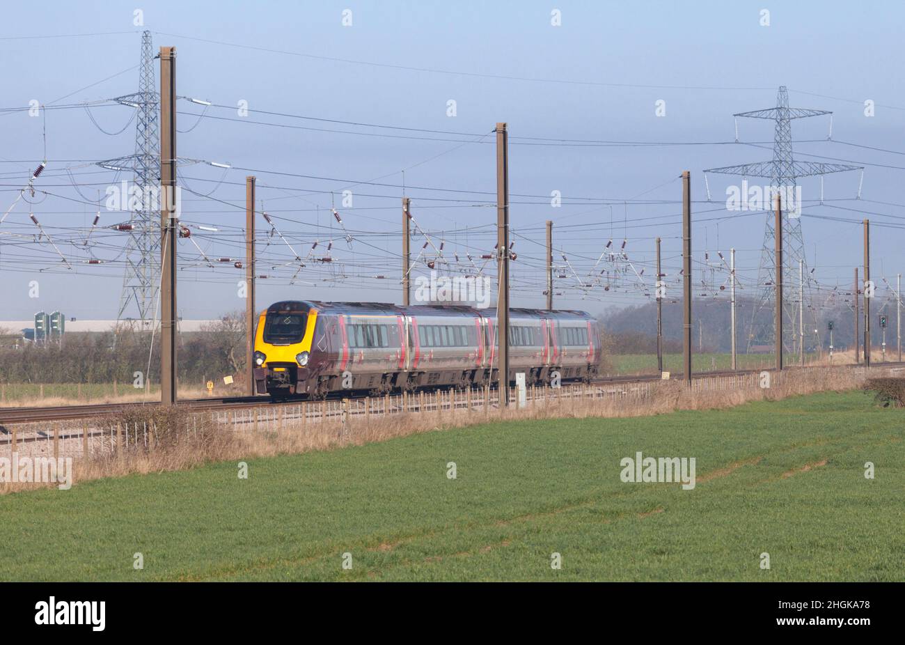 Arriva Crosscountry Trains diesel class 221 Bombardier voyager train in ...