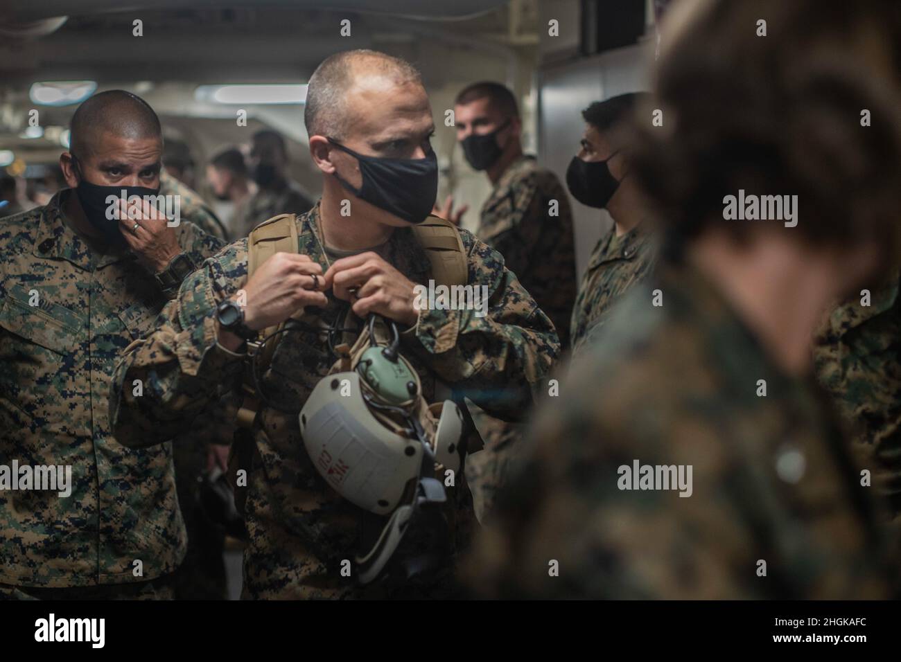 U.S. Marine Corps Col. Jim Lively, commanding officer of the 11th ...