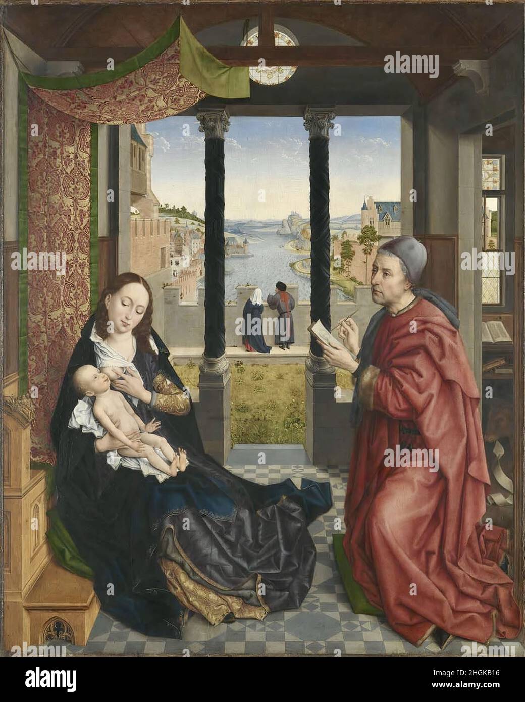 Saint luke drawing the virgin hi-res stock photography and images - Alamy