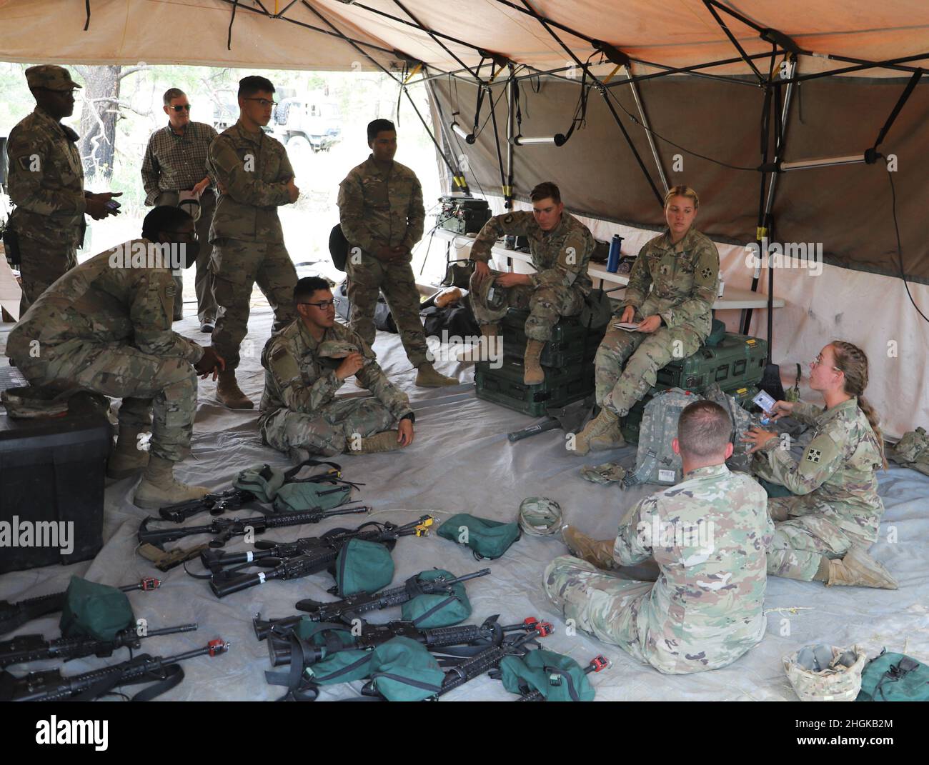 Cadets Sara Kilpatrick, (far right) and Alexis Thull, (3rd from right ...