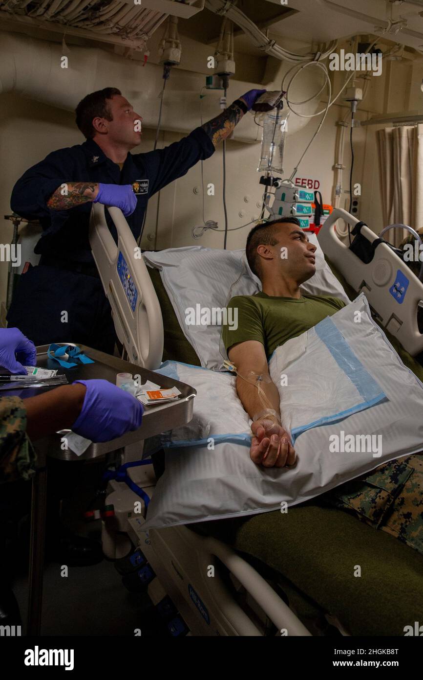 U.S. Navy Hospital Corpsman 2nd Class Shane Miller with Fleet Surgical ...