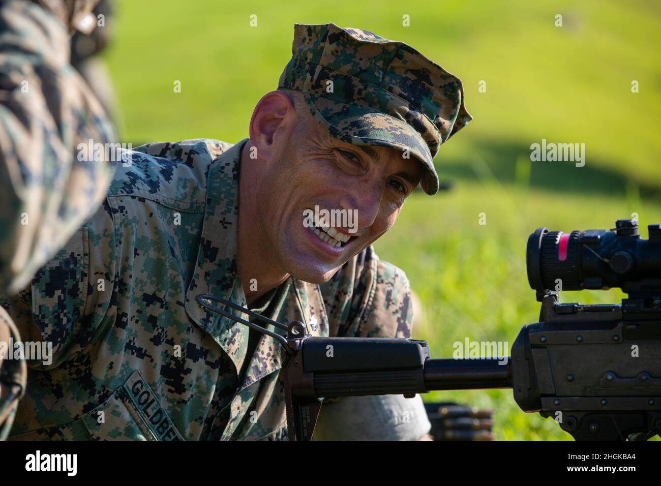 U.S. Marine Corps Lt. Col. Albert J. Goldberg, the commanding officer ...