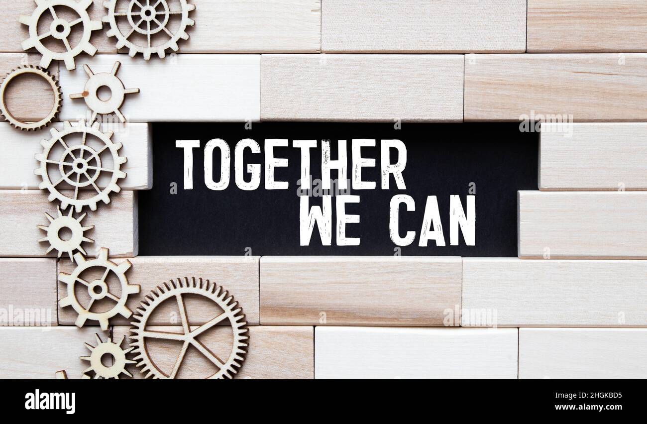 Together can togetherness group hi-res stock photography and images - Alamy