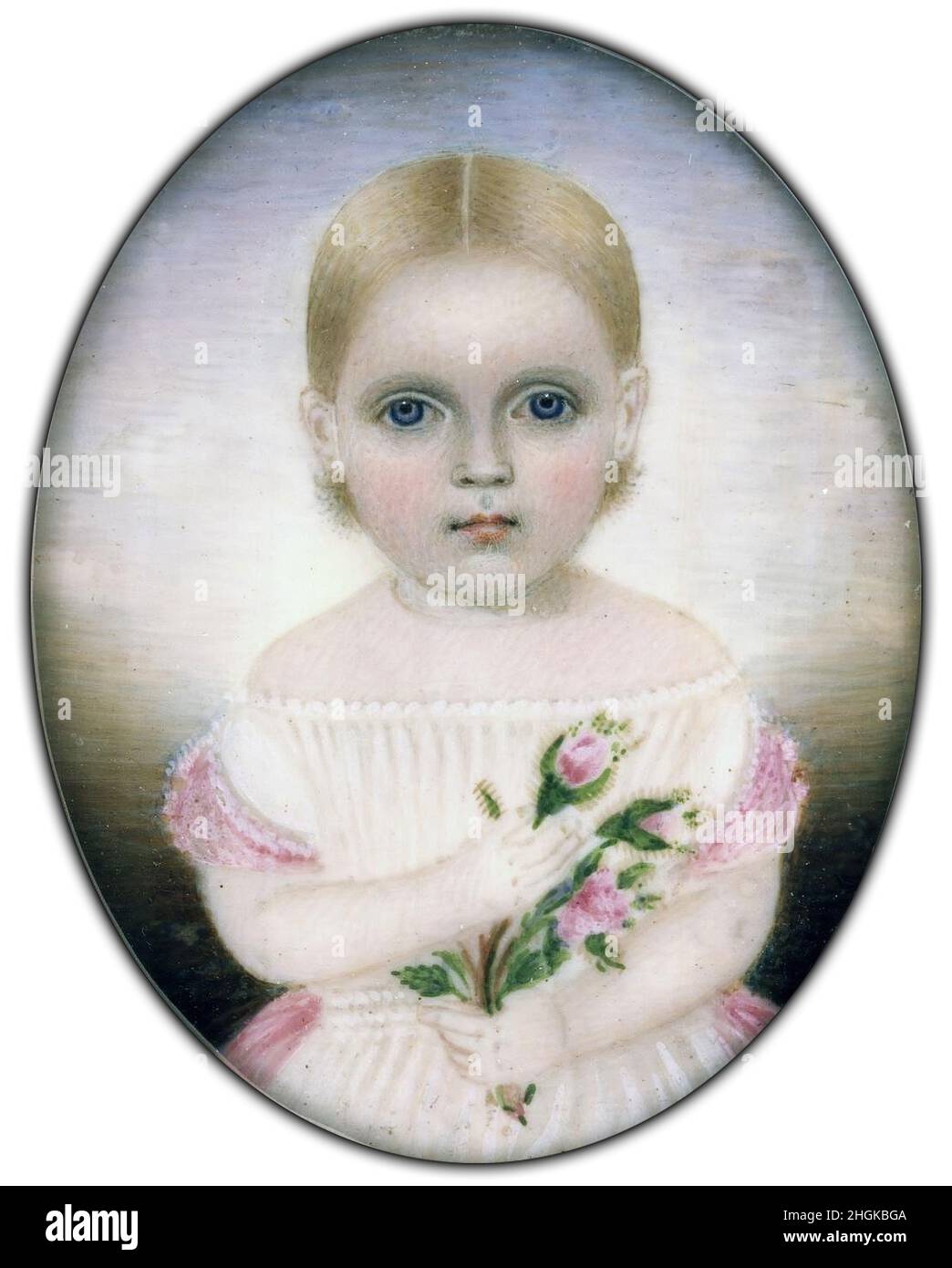 Mrs. Moses B. Russell - Portrait of a Girl (owGYUgAhzBYqHQ Stock Photo ...