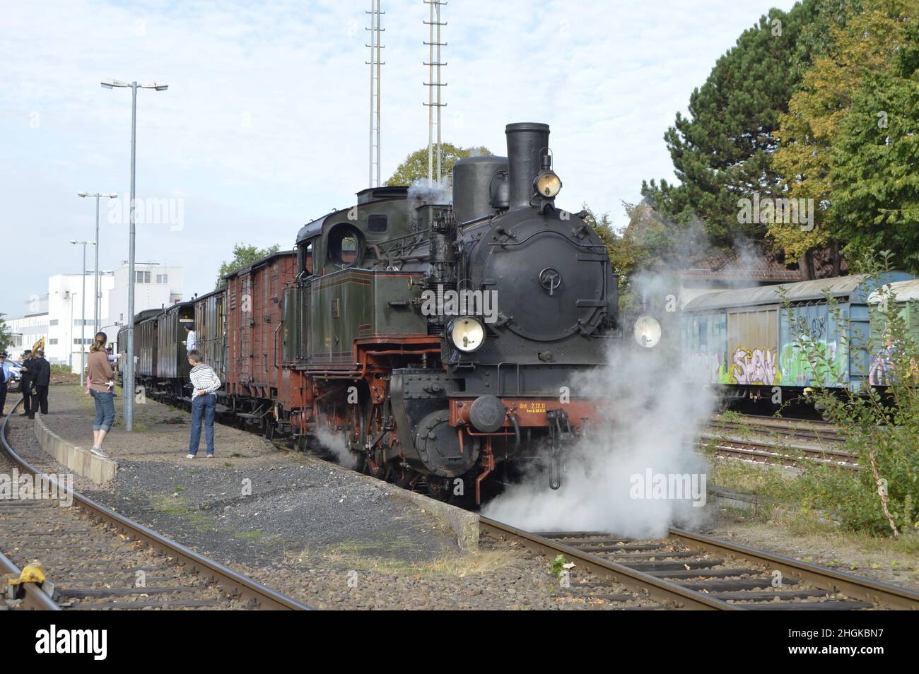 The prussia locomotive Stettin Stock Photo - Alamy