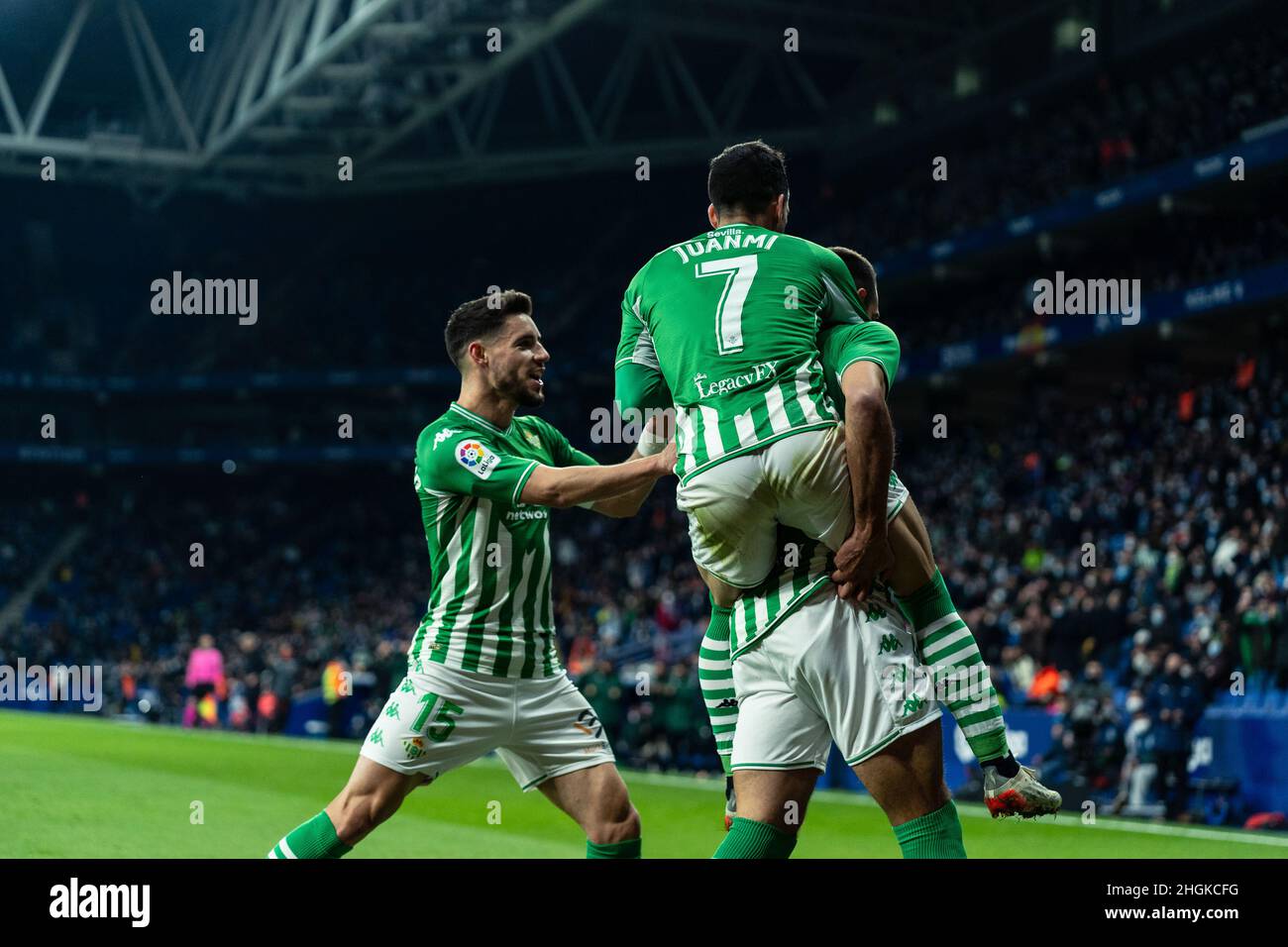 Real betis rcd espanyol celebration hi-res stock photography and images ...