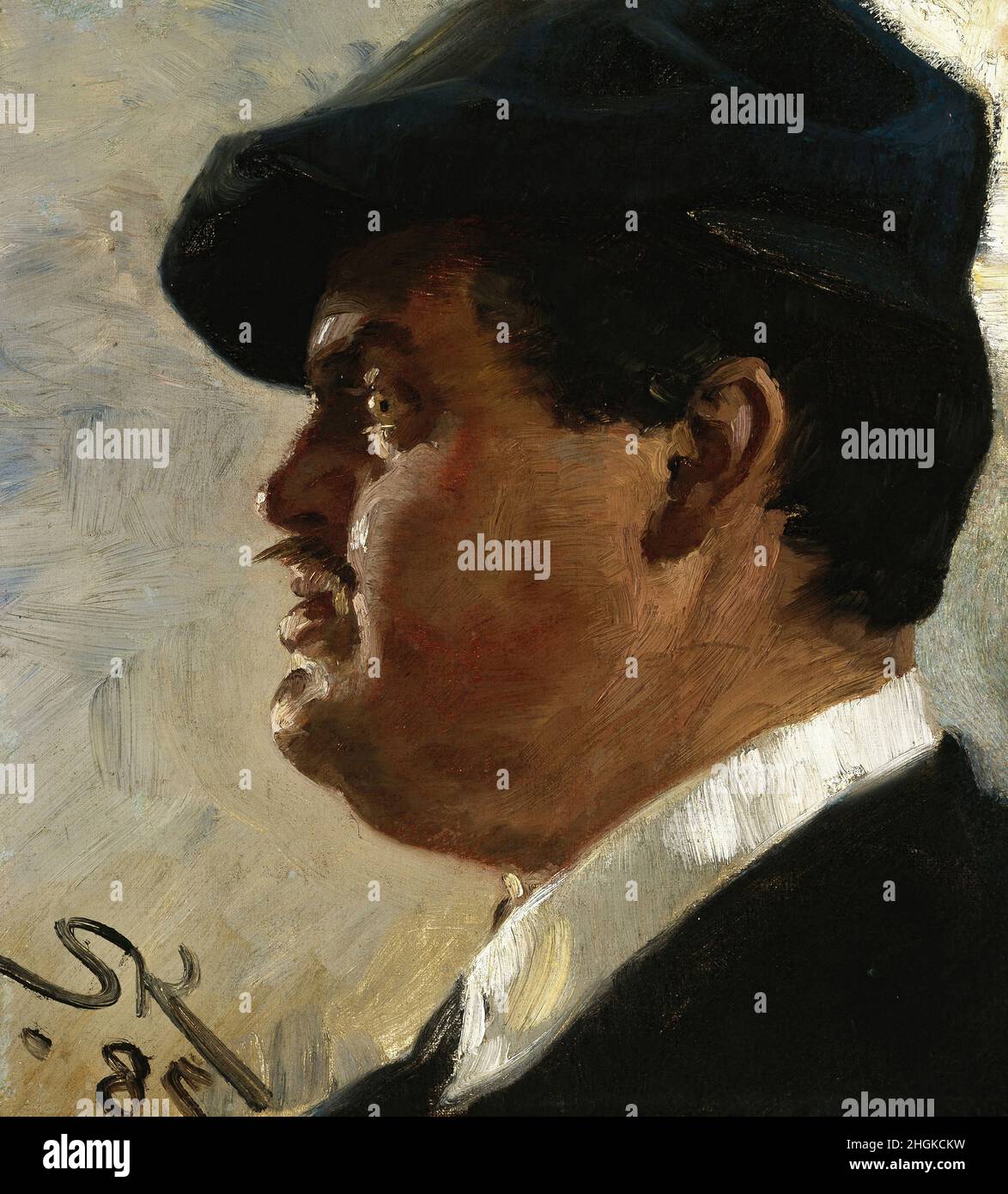 P.S. Krøyer - Carl Locher Stock Photo - Alamy