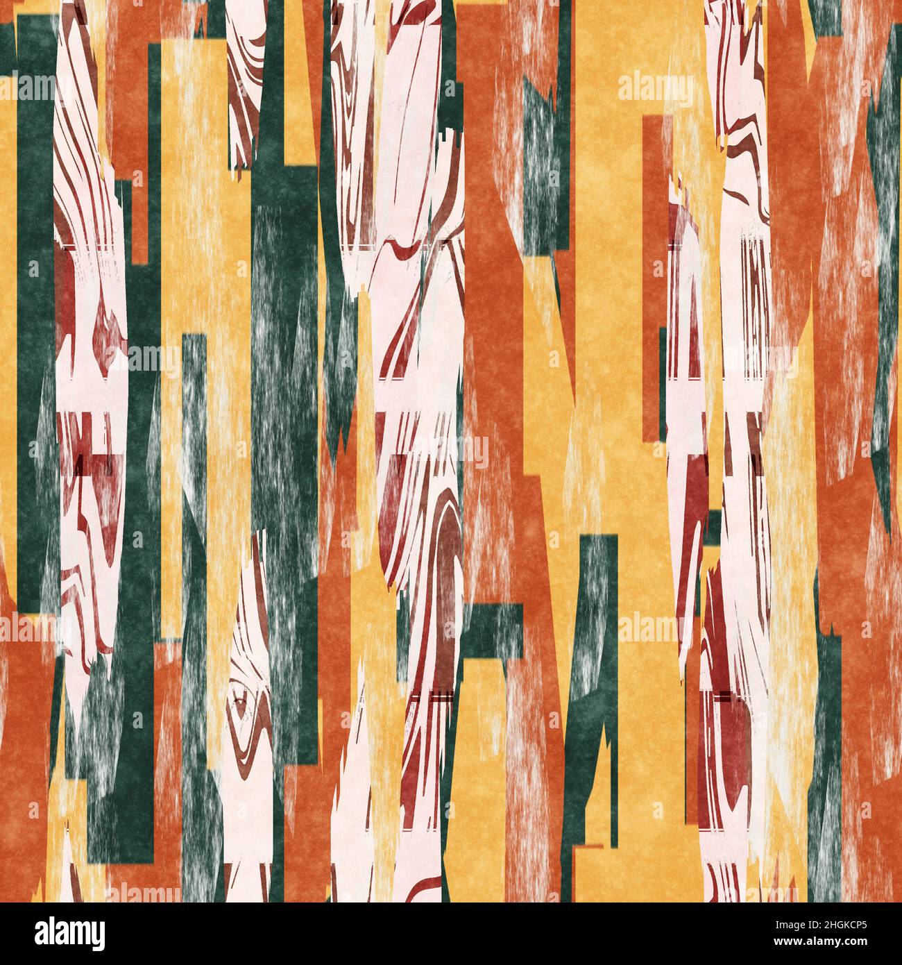 Seamless paper strip collage surface pattern design for print. High ...