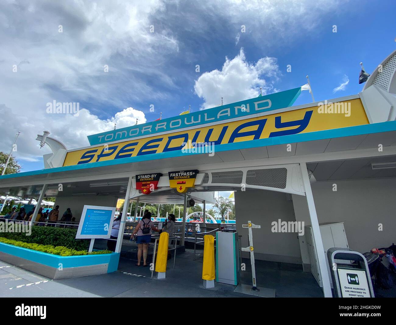 Tomorrowland disney speedway hi-res stock photography and images - Alamy