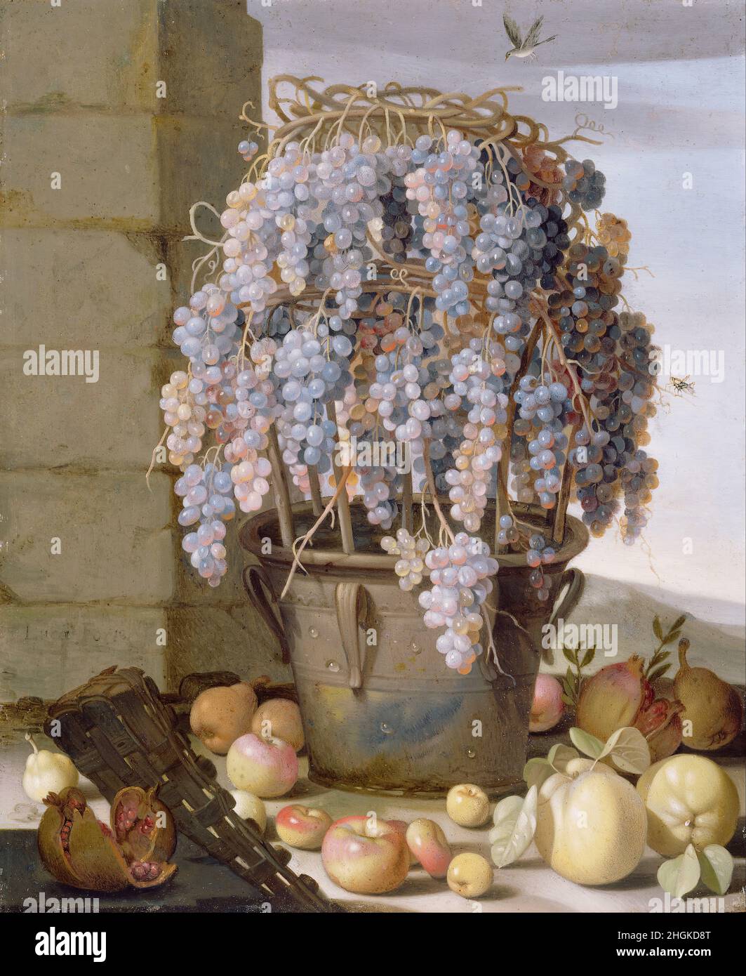 Luca Forte (Italian (Neapolitan) - Still Life with Grapes and other ...