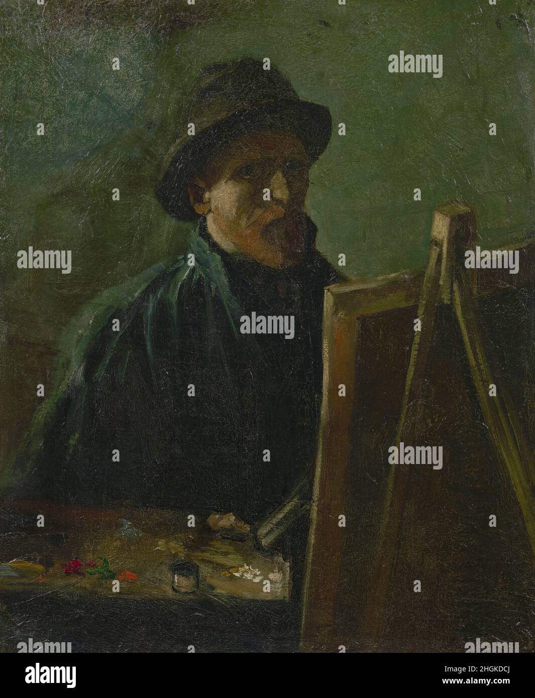Self-Portrait as a Painter - 1886 - Oil on canvas 46.5 x 38.5 cm ...