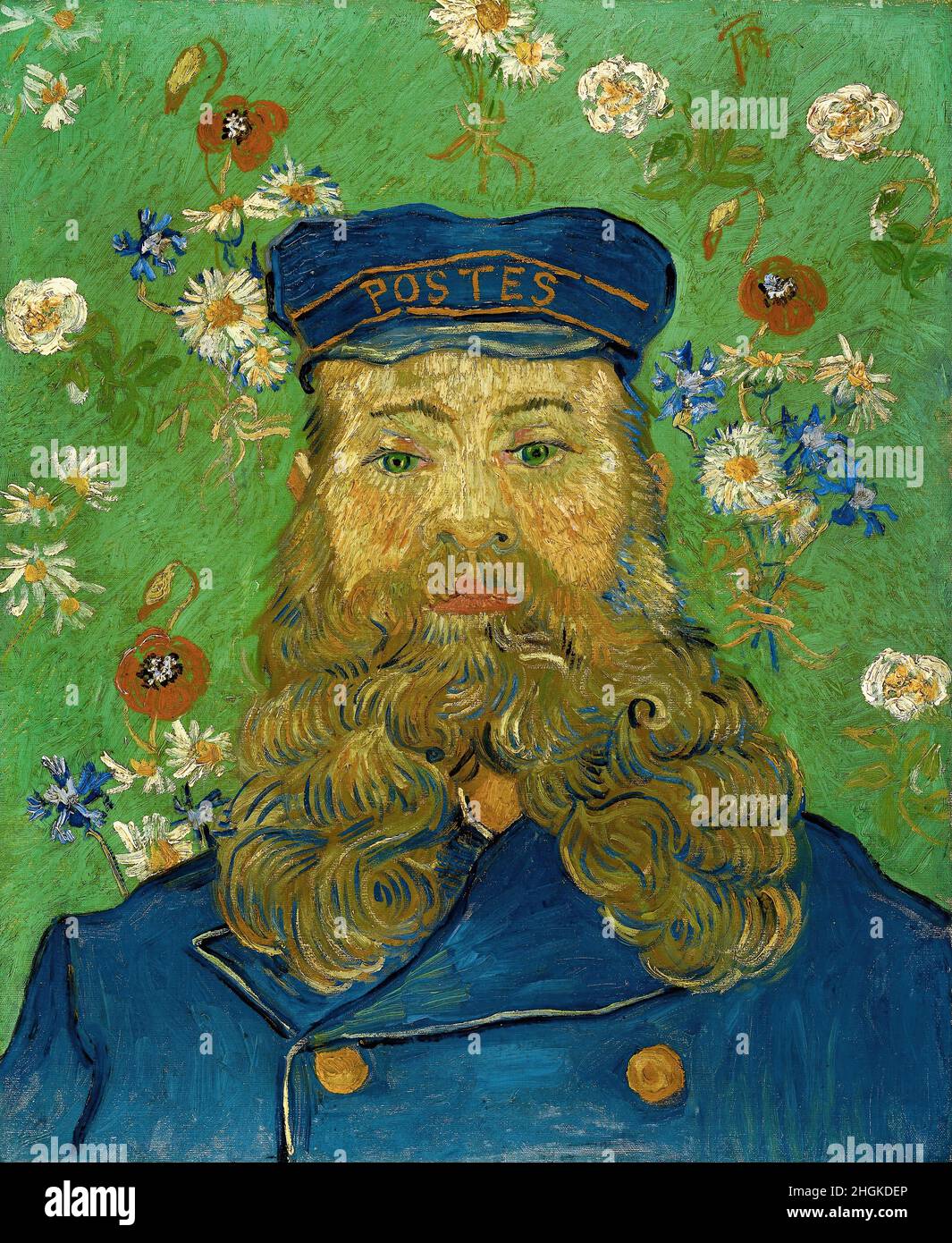 Portrait joseph roulin 1889 oil hi-res stock photography and images - Alamy