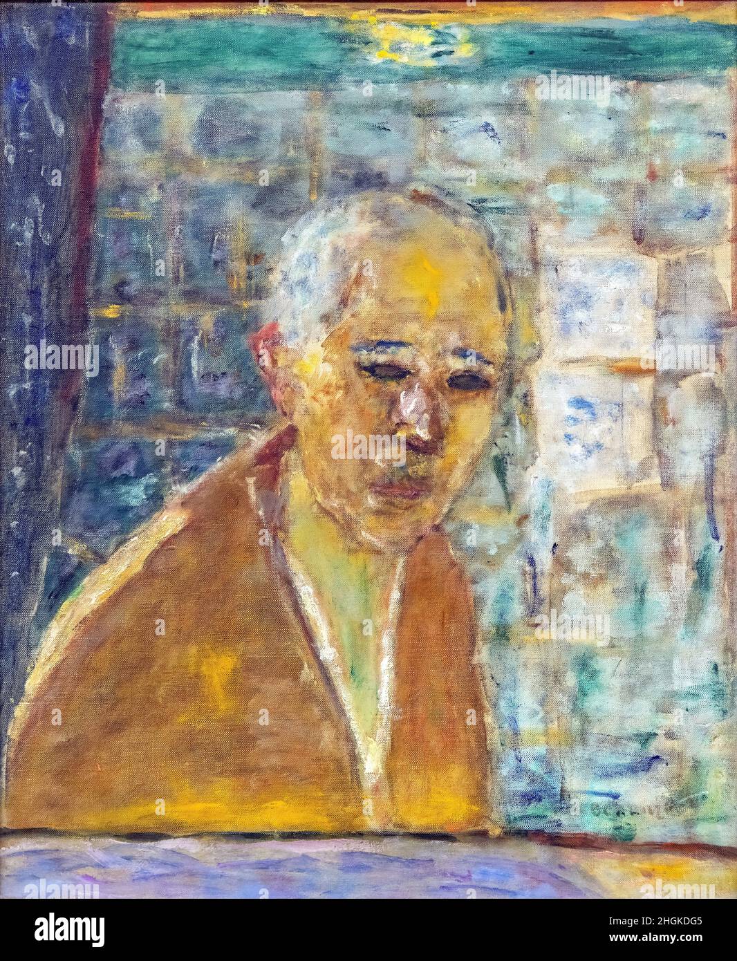 Self-portrait - 1945 - oil on canvas 55,2 x 45,8 cm - Bonnard Pierre ...