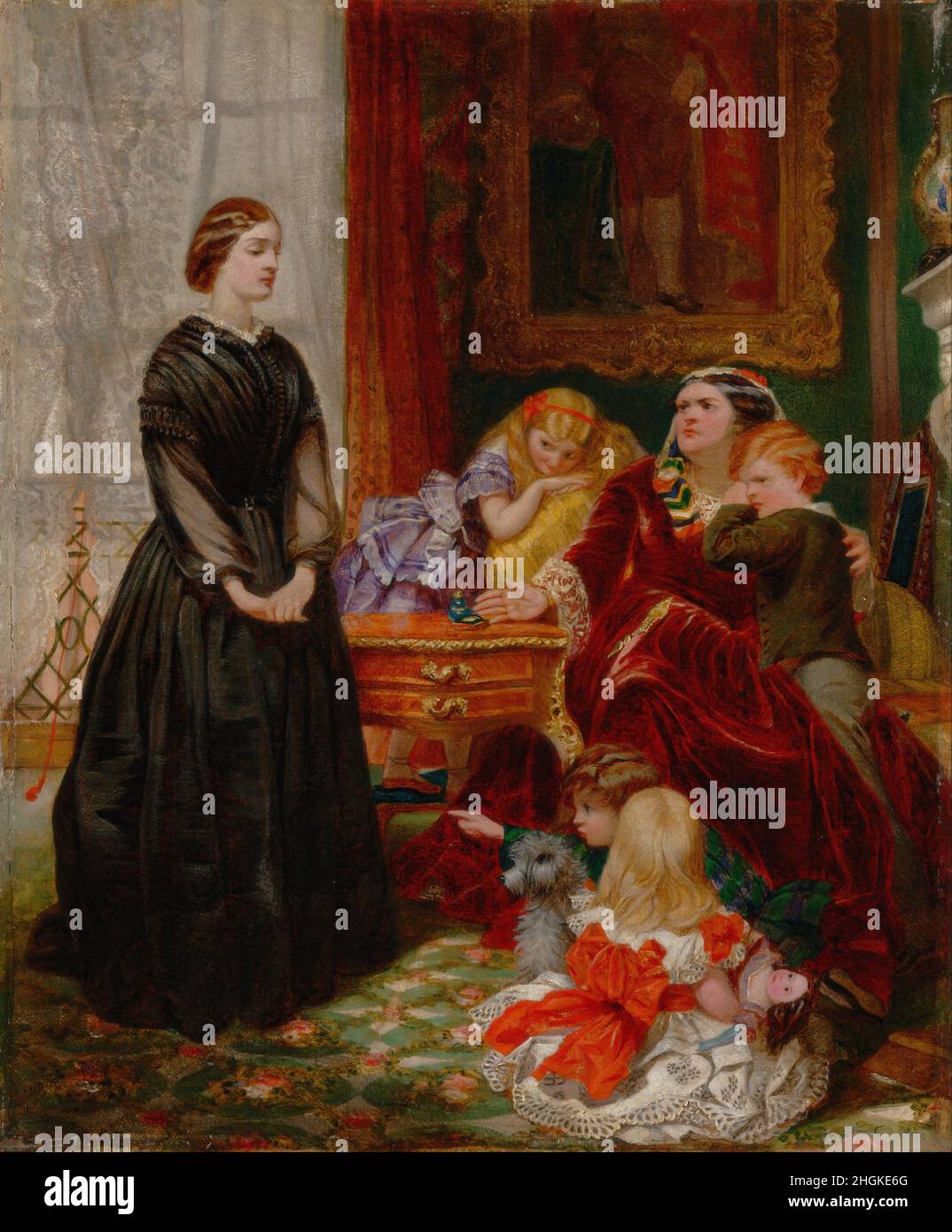 Emily mary osborn the governess hi-res stock photography and images - Alamy