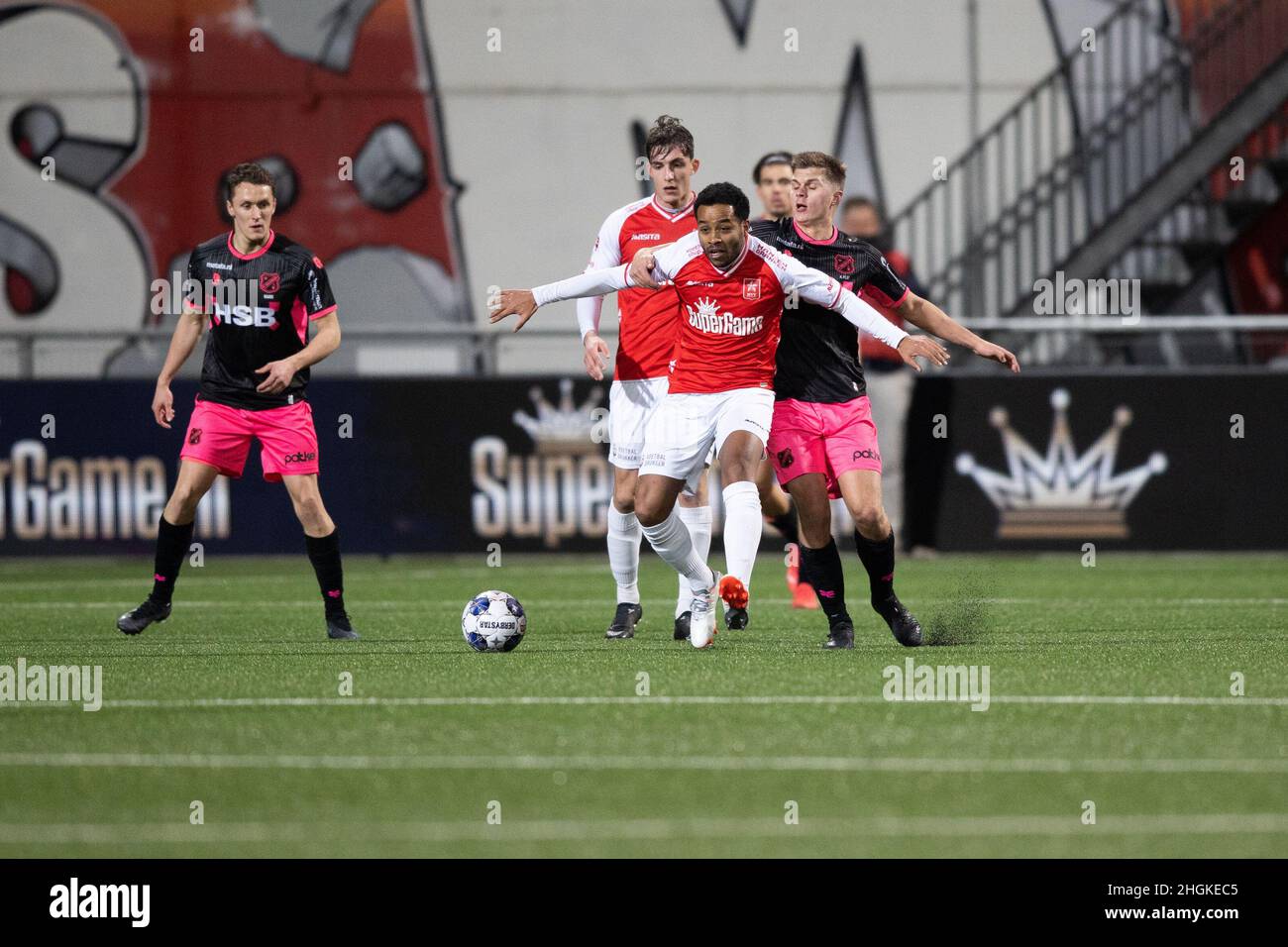 MAASTRICHT, football, 21-1-2022, stadion de Geusselt, MVV Maastricht ...