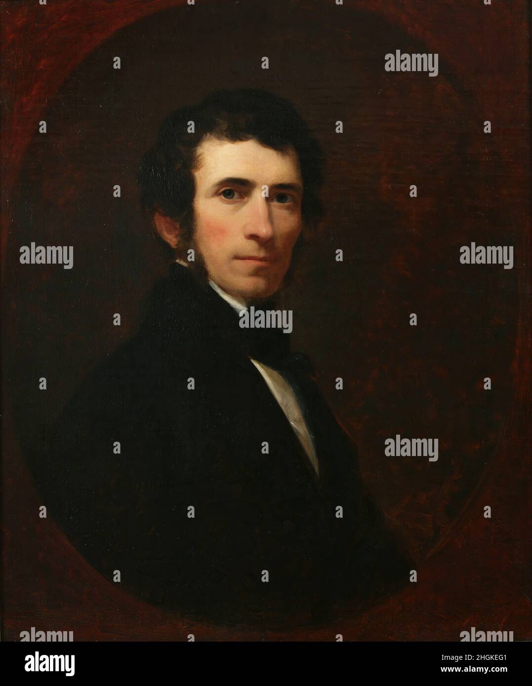Asher B. Durand - Self-portrait (1835 Stock Photo - Alamy