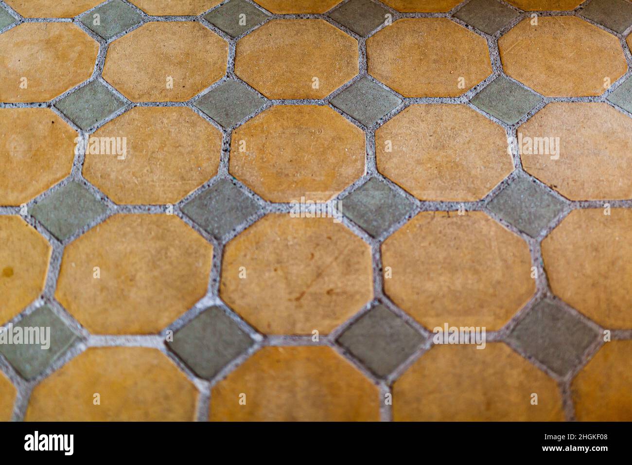 Antique Stone Tile Floor Pattern Stock Photo - Alamy