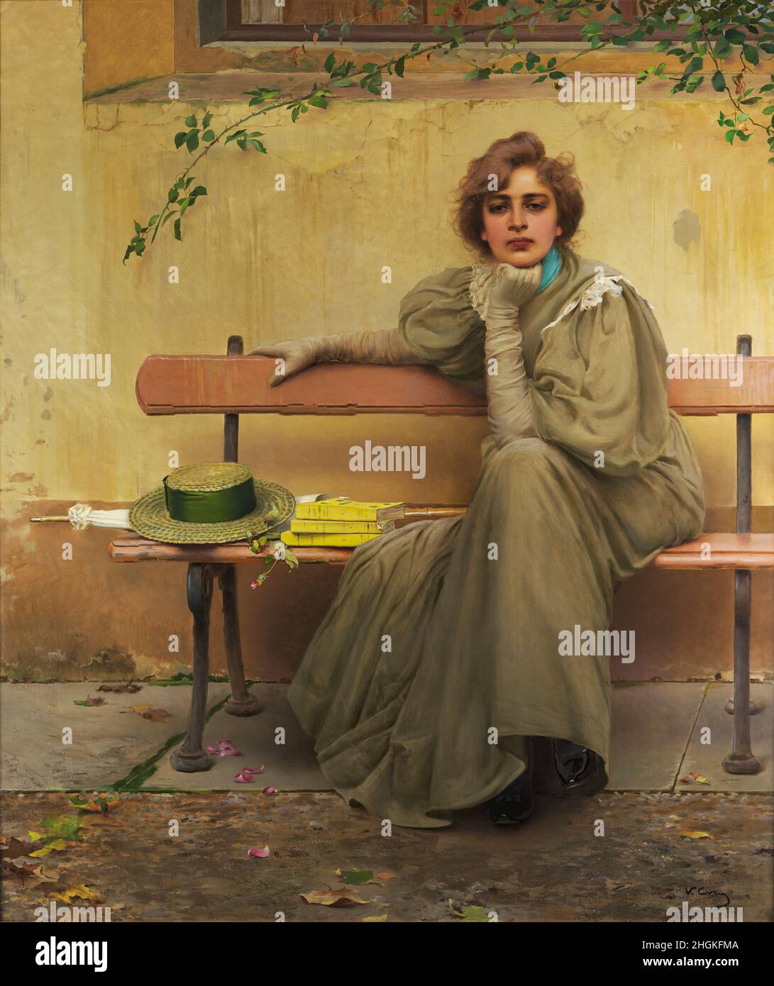 Sogni - 1896 - oil on canvas 160 x 135 cm - Corcos Vittorio Matteo ...