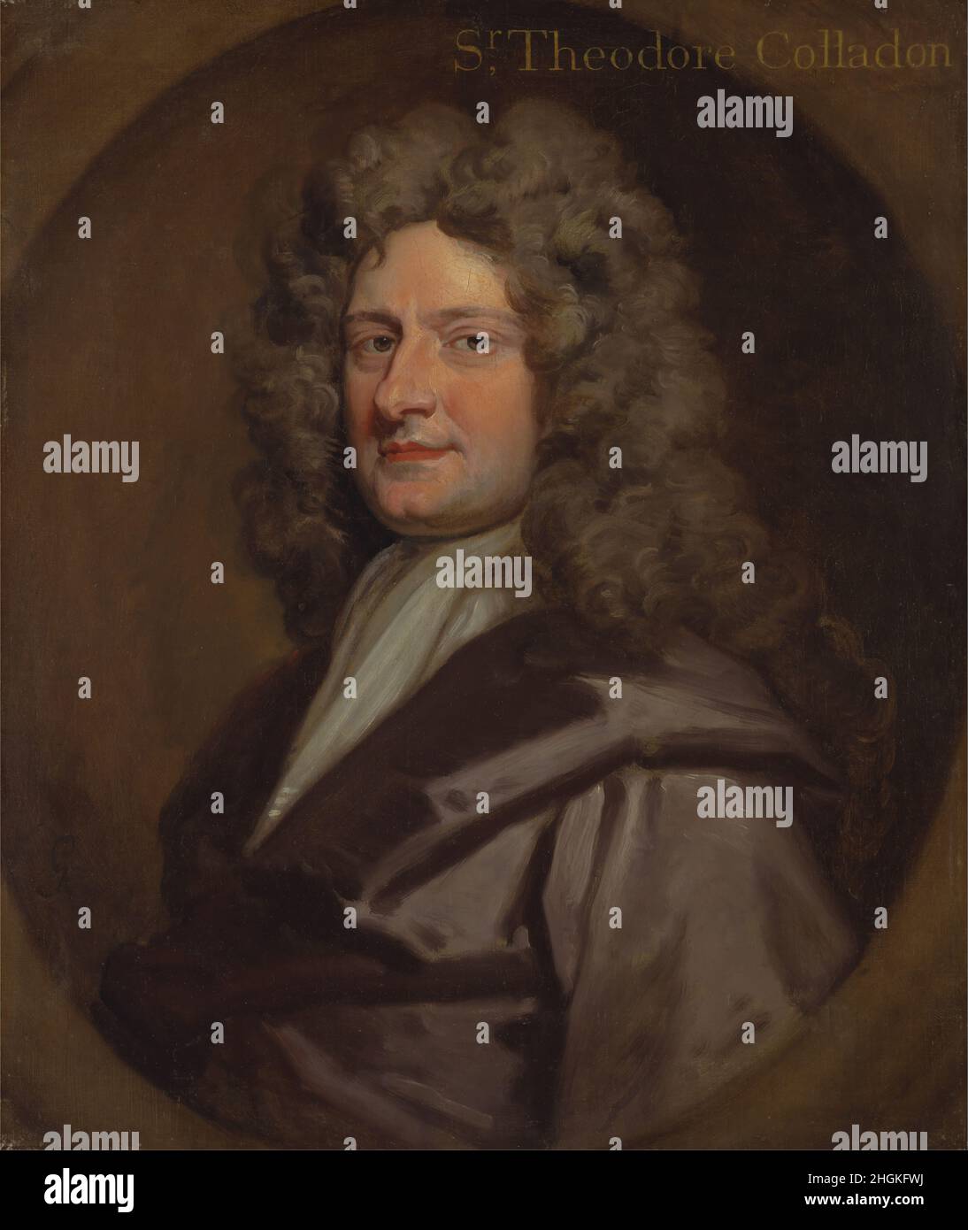 Sir Godfrey Kneller - Sir Theodore Colladon Stock Photo - Alamy