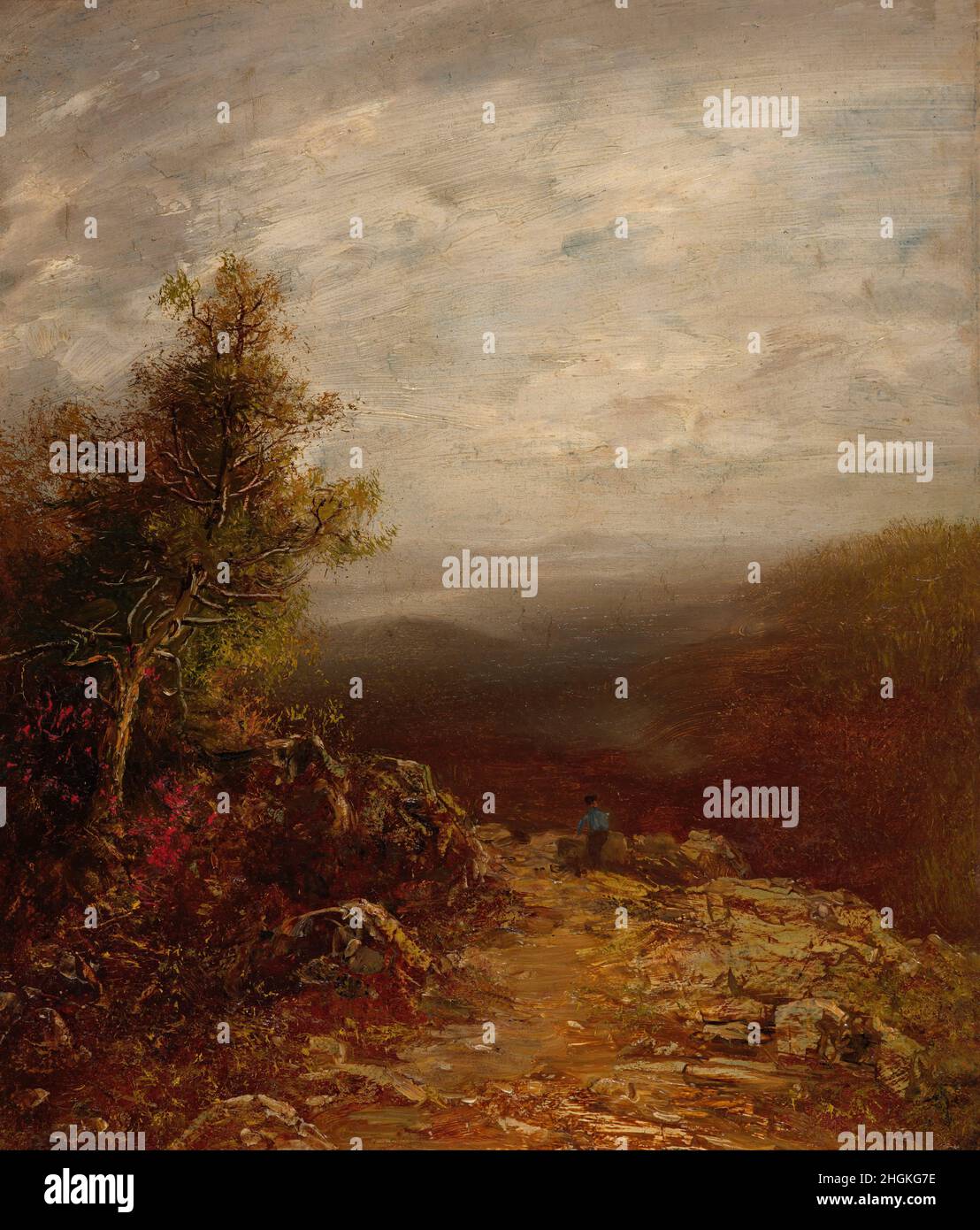 Blakelock, Ralph Albert - Above the Clouds Stock Photo - Alamy