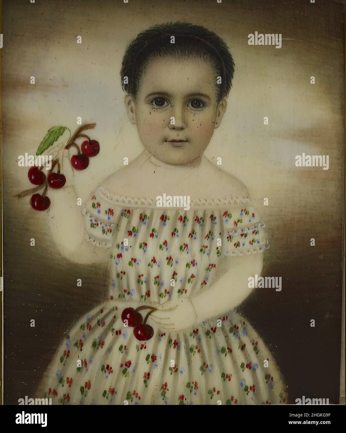 Mrs. Moses B. Russell - Portrait of a Young Girl Stock Photo - Alamy