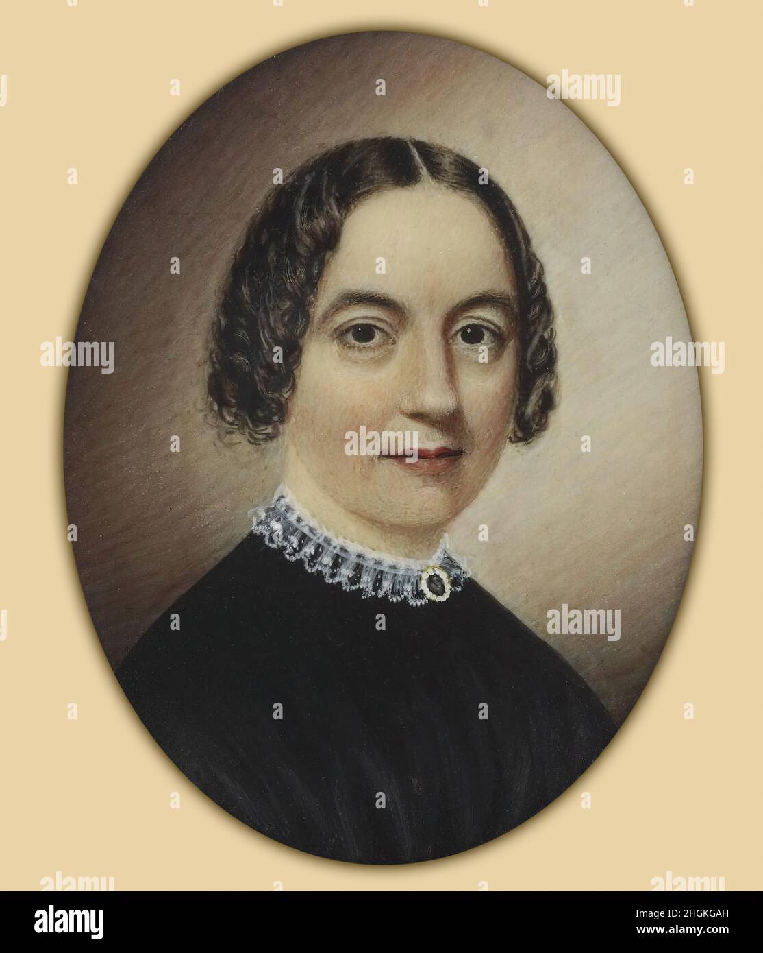Mrs. Moses B. Russell - Portrait of a Woman Stock Photo - Alamy
