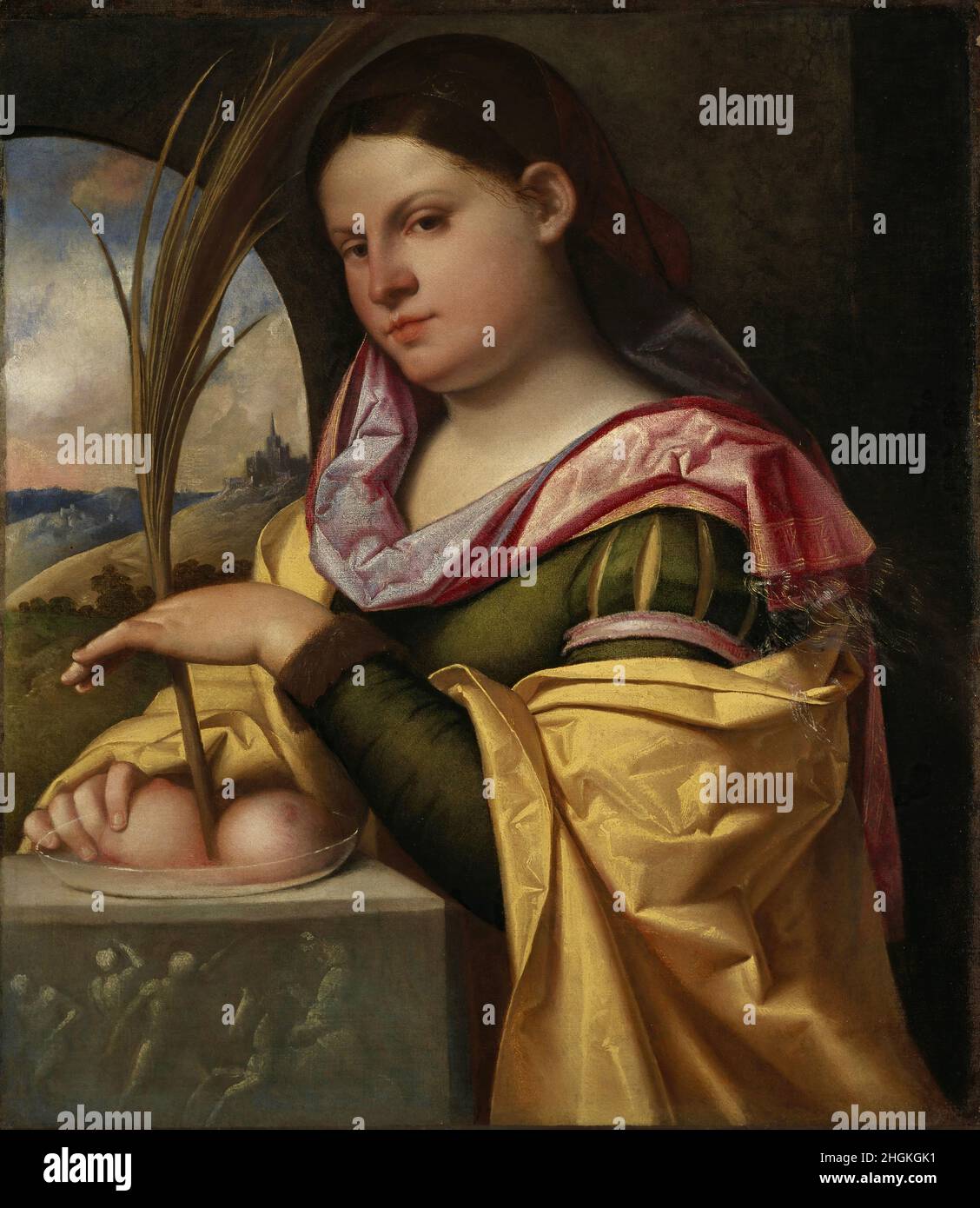 Saint agatha painting hi-res stock photography and images - Alamy