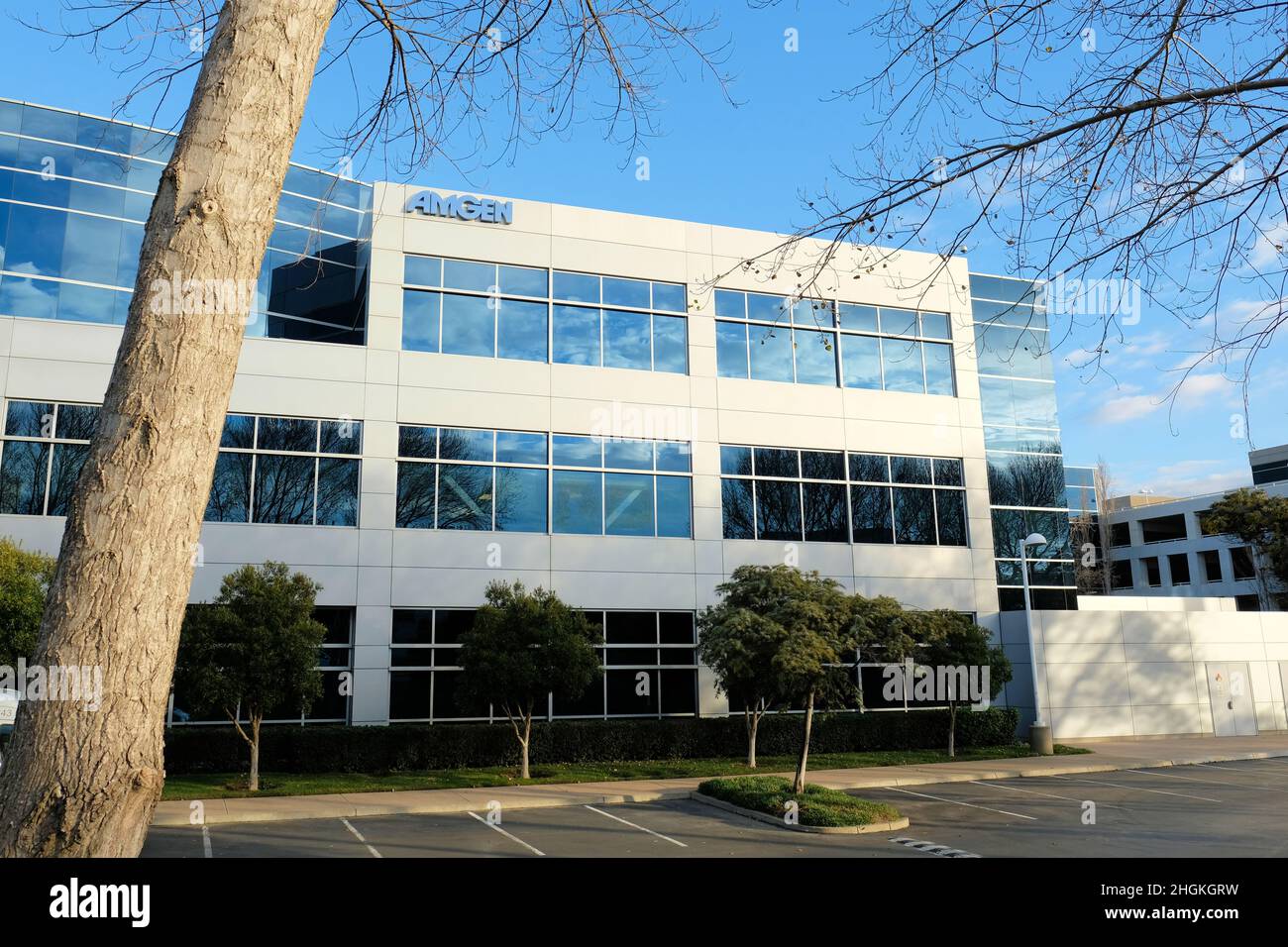 Exterior of Amgen South San Francisco, California, USA ...