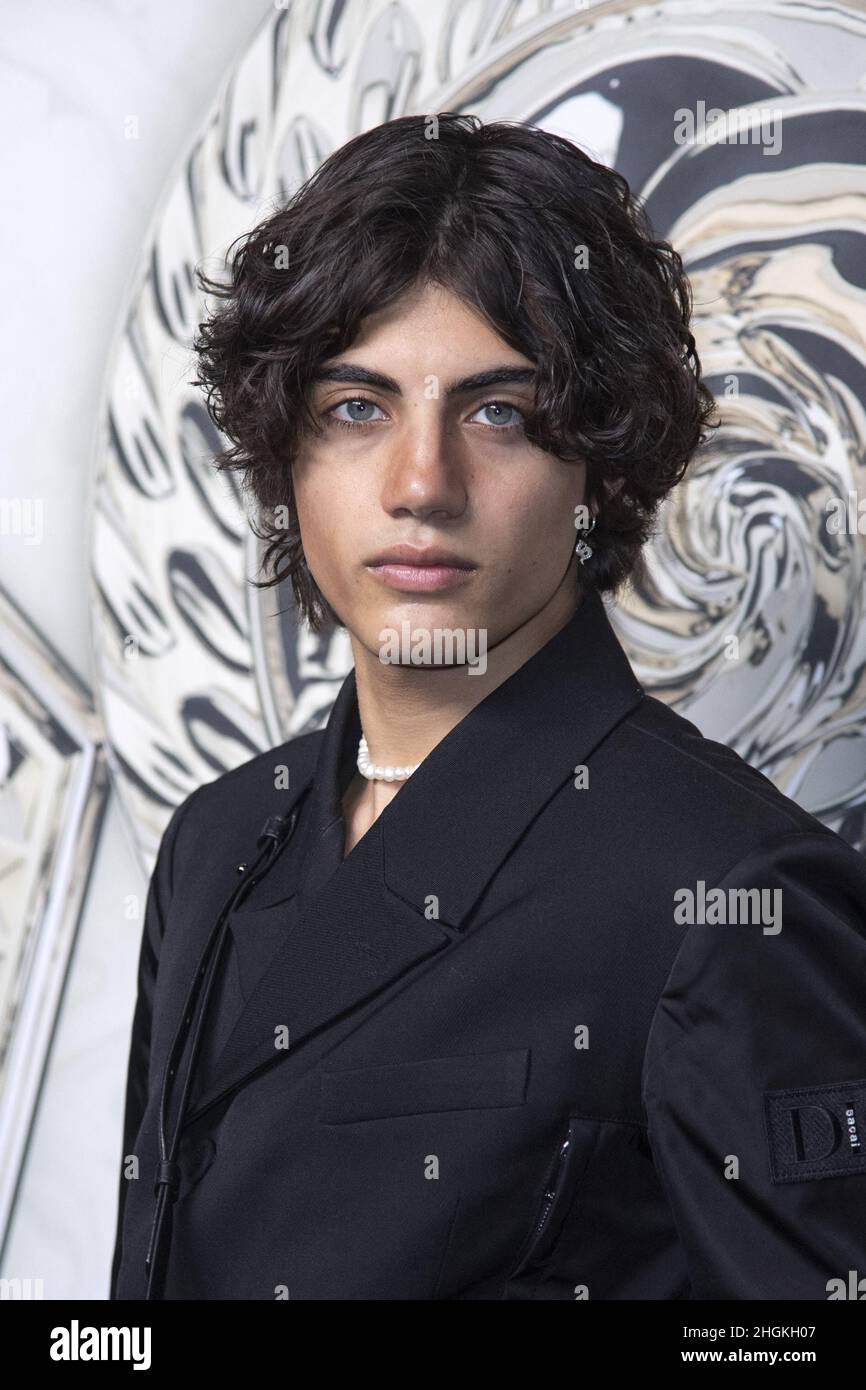 Paris, France. 21st Jan, 2022. Nic Kaufmann attending the Dior Homme ...