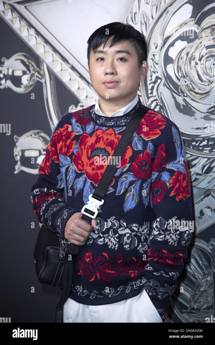Paris, France. 21st Jan, 2022. Declan Chan attending the Dior Homme ...