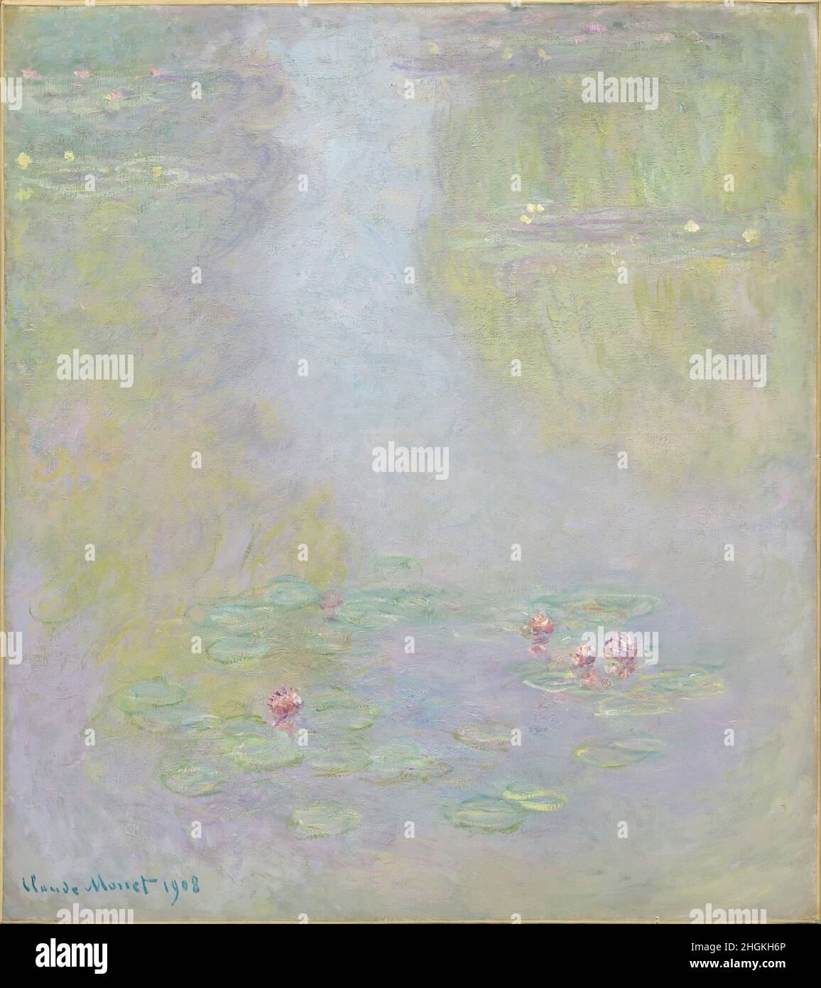 Water lilies - 1908 - Oil on canvas 101 x 90 cm - mo02Monet Claude ...