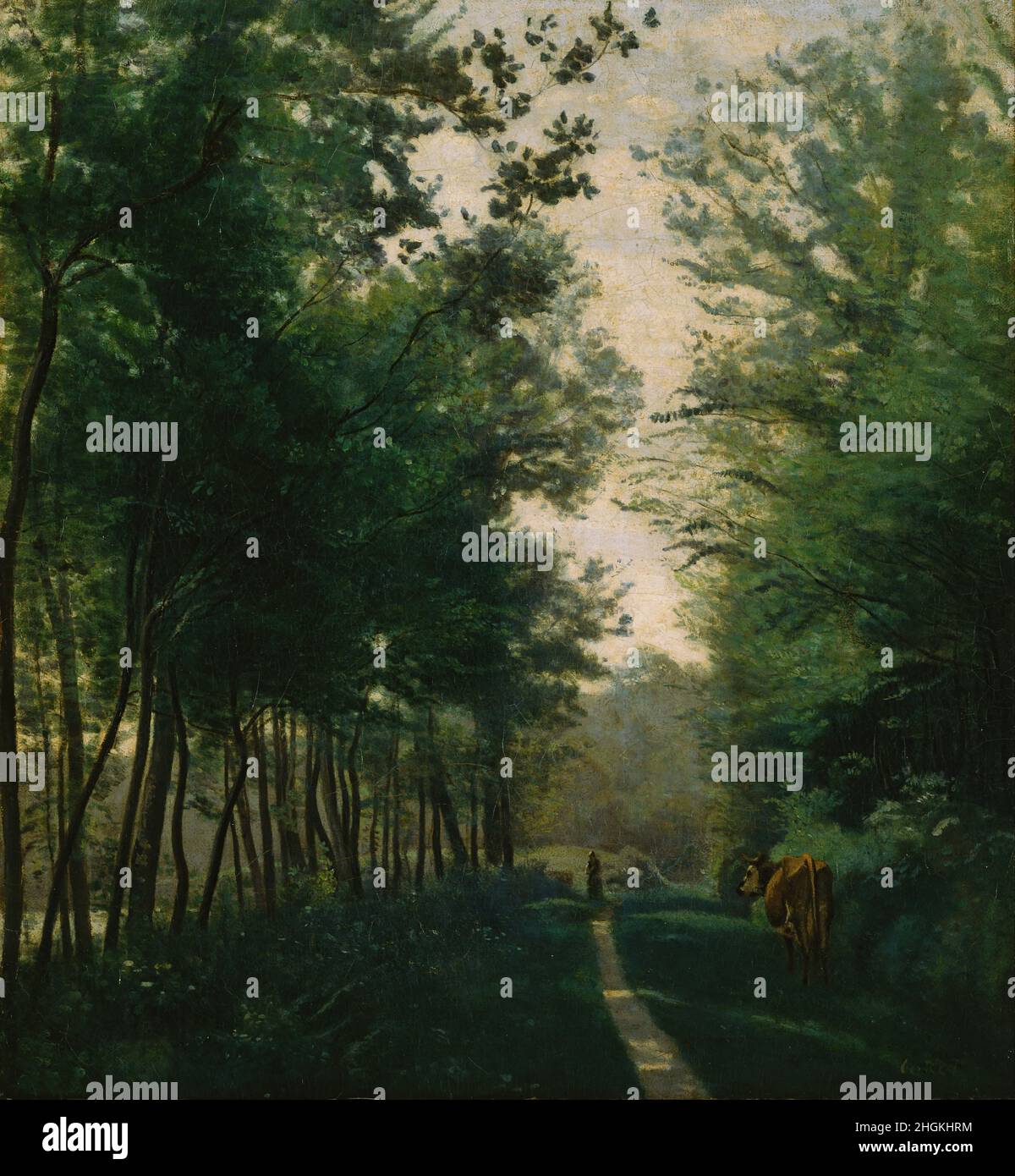 Camille Corot - Ville d'Avray Stock Photo - Alamy