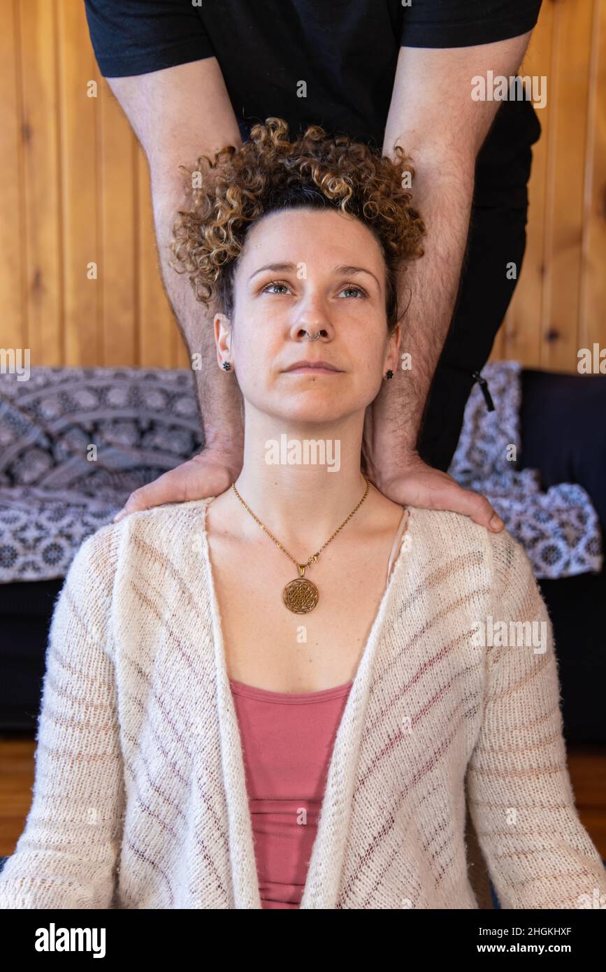 Meridian massage hi-res stock photography and images - Alamy