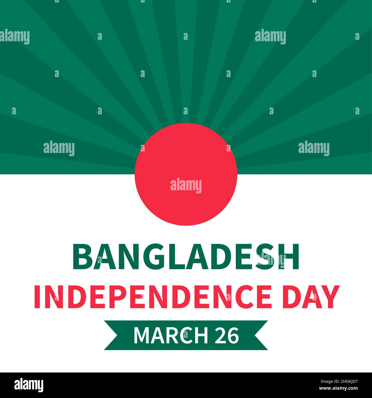Bangladesh Independence Day typography poster. Holiday celebrate on ...