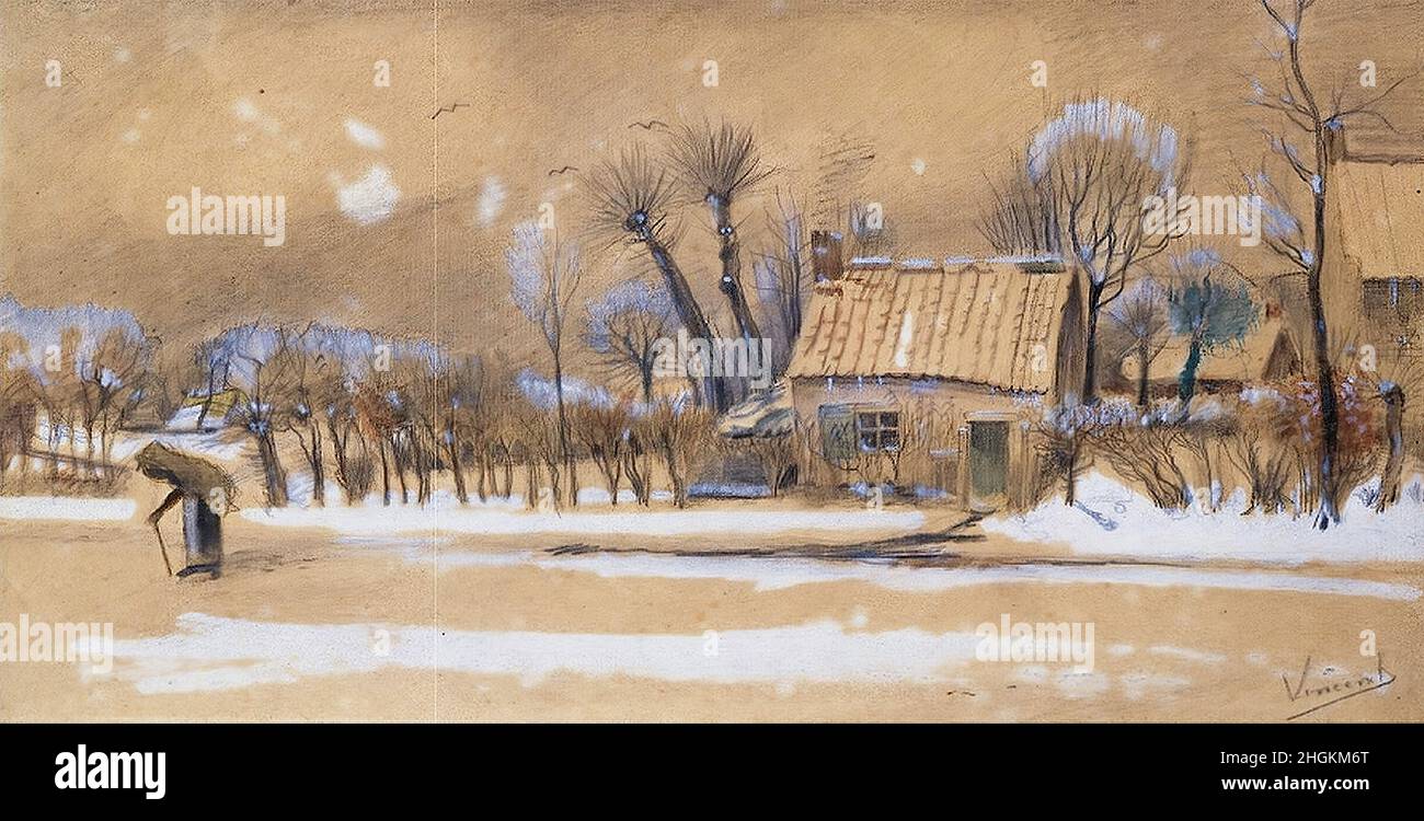 Vincent van gogh winter hi-res stock photography and images - Alamy