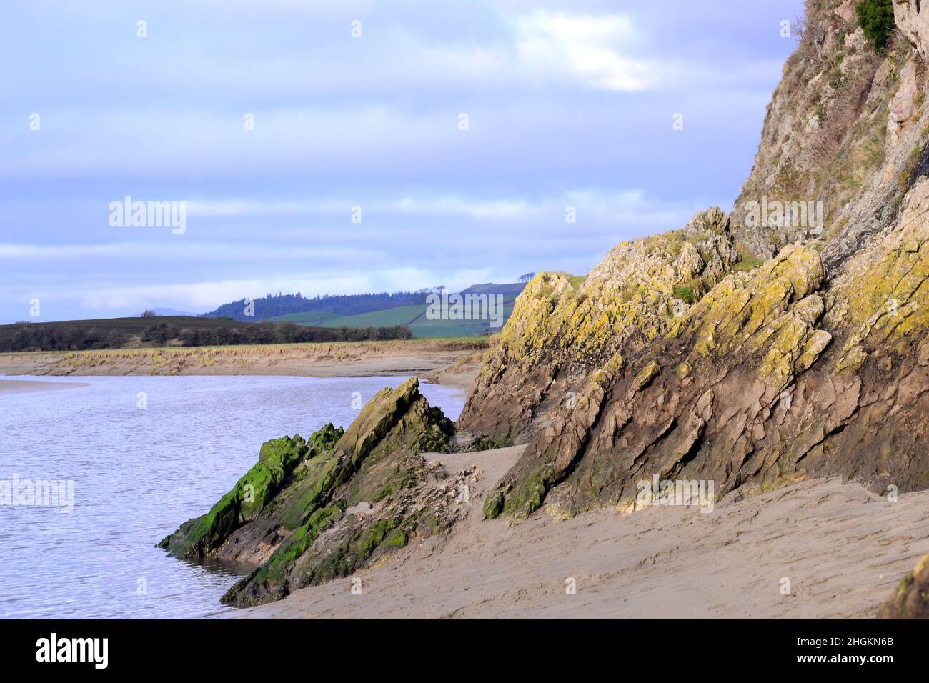 Humphrey Head near Flookburgh, Cumbria, England, United Kingdom ...